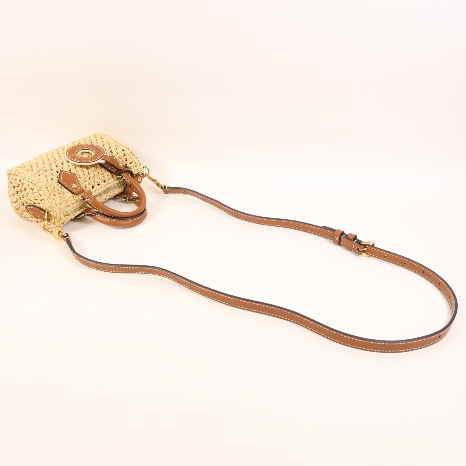 LOUIS VUITTON Raffia Nano Speedy金扣手挽肩背兩用袋 – Brand Off Hong Kong Online ...