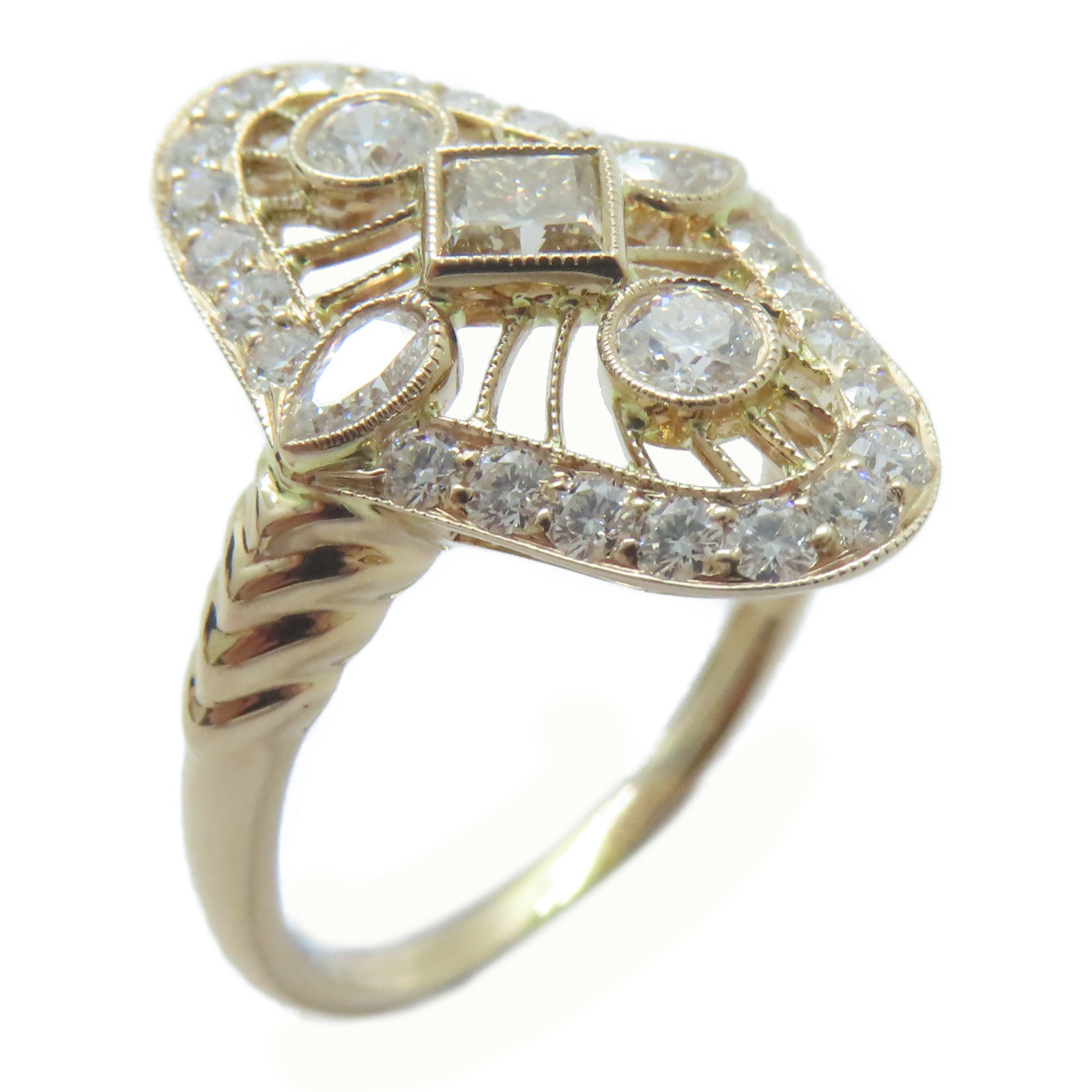 JEWELRY 18K黃金Diamond Ring 0.74ct鑽石/0.52ct鑽石戒指US#8.75 – Brand Off Hong Kong Online Store