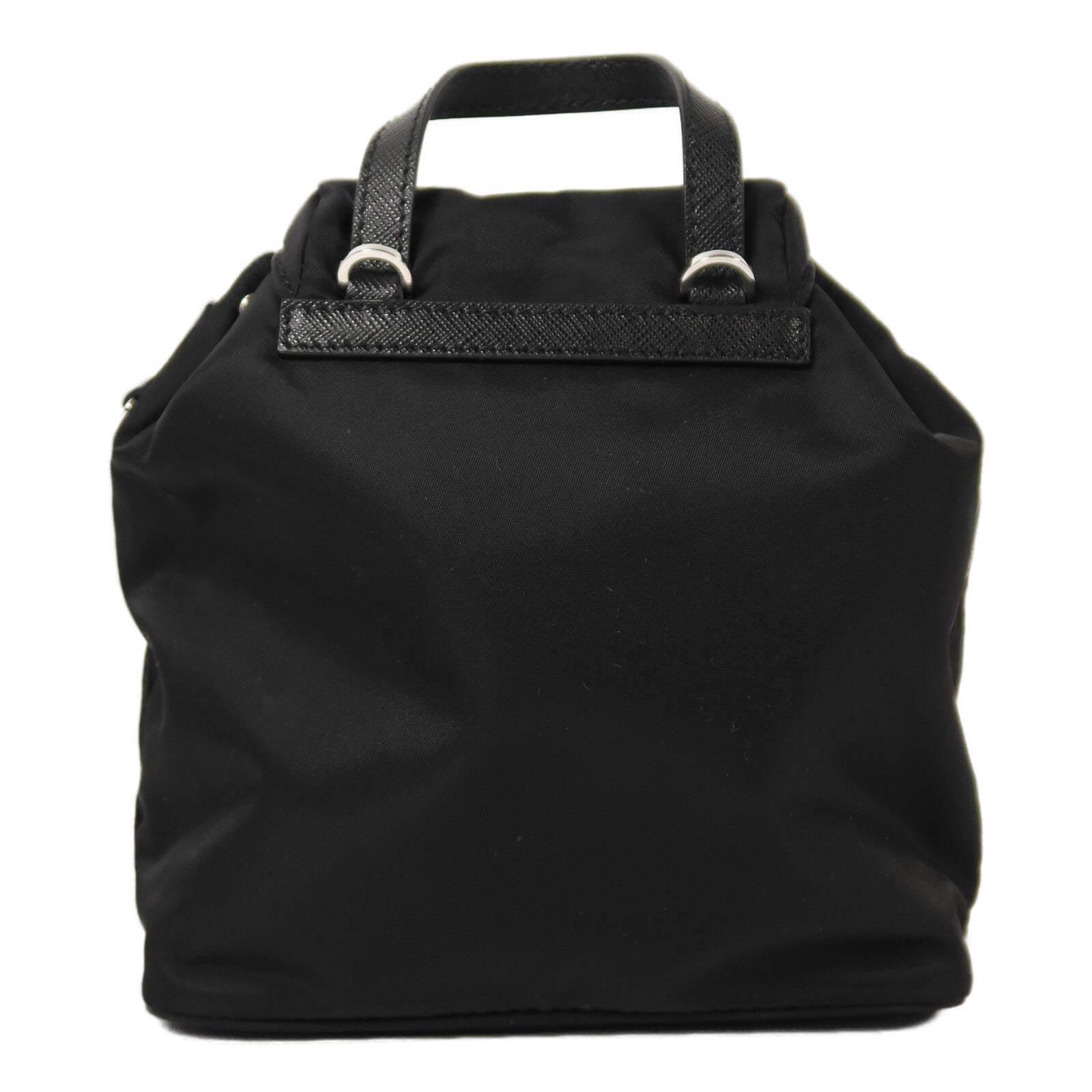 PRADA 尼龍Mini Backpack Chain Shoulder銀扣鏈帶手挽肩背兩用袋 – Brand Off Hong Kong ...