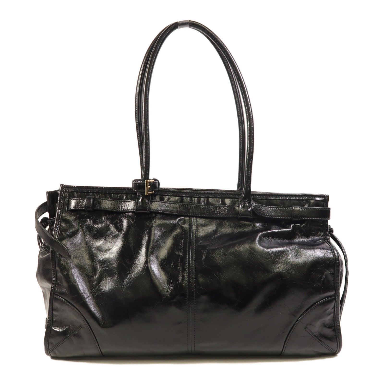 PRADA 牛皮皮革Bonnie Large金扣手挽肩背兩用袋 – Brand Off Hong Kong Online Store