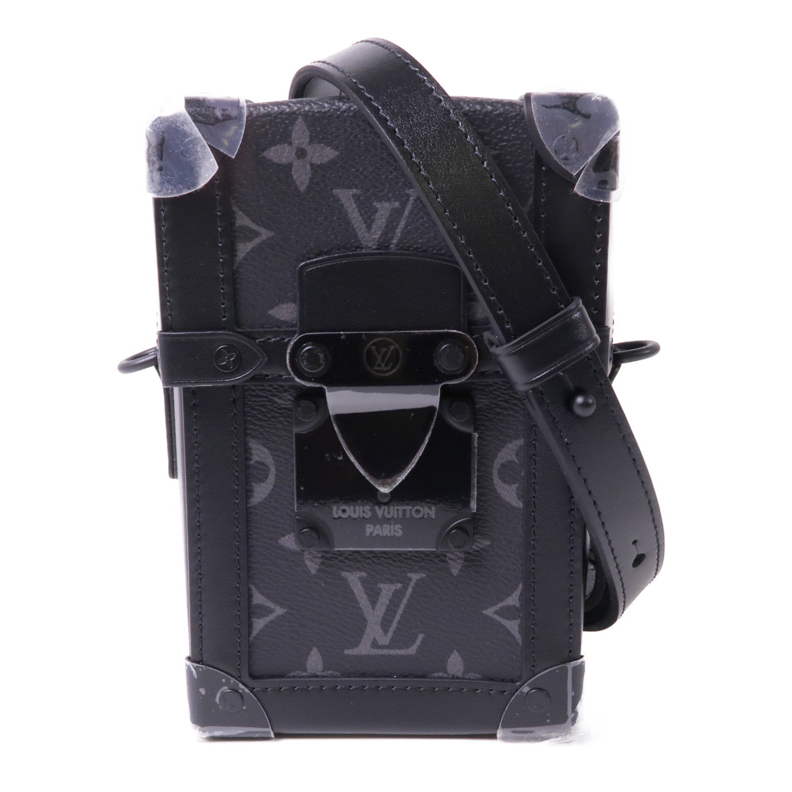LOUIS VUITTON Monogram Eclipse Vertical Trunk Wearable Wallet肩背袋 ...