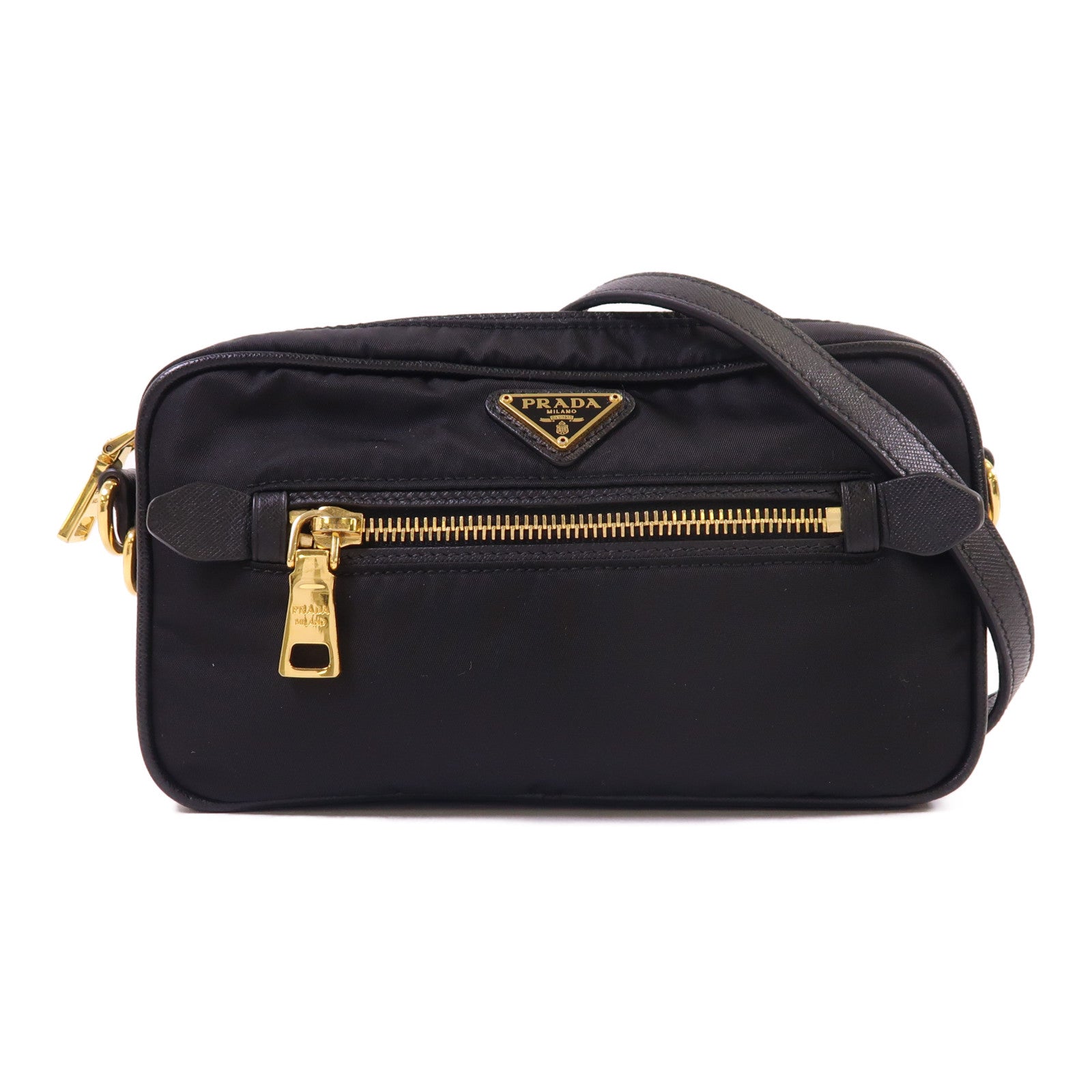 PRADA 尼龍Shoulder Bag金扣肩背袋 – Brand Off Hong Kong Online Store