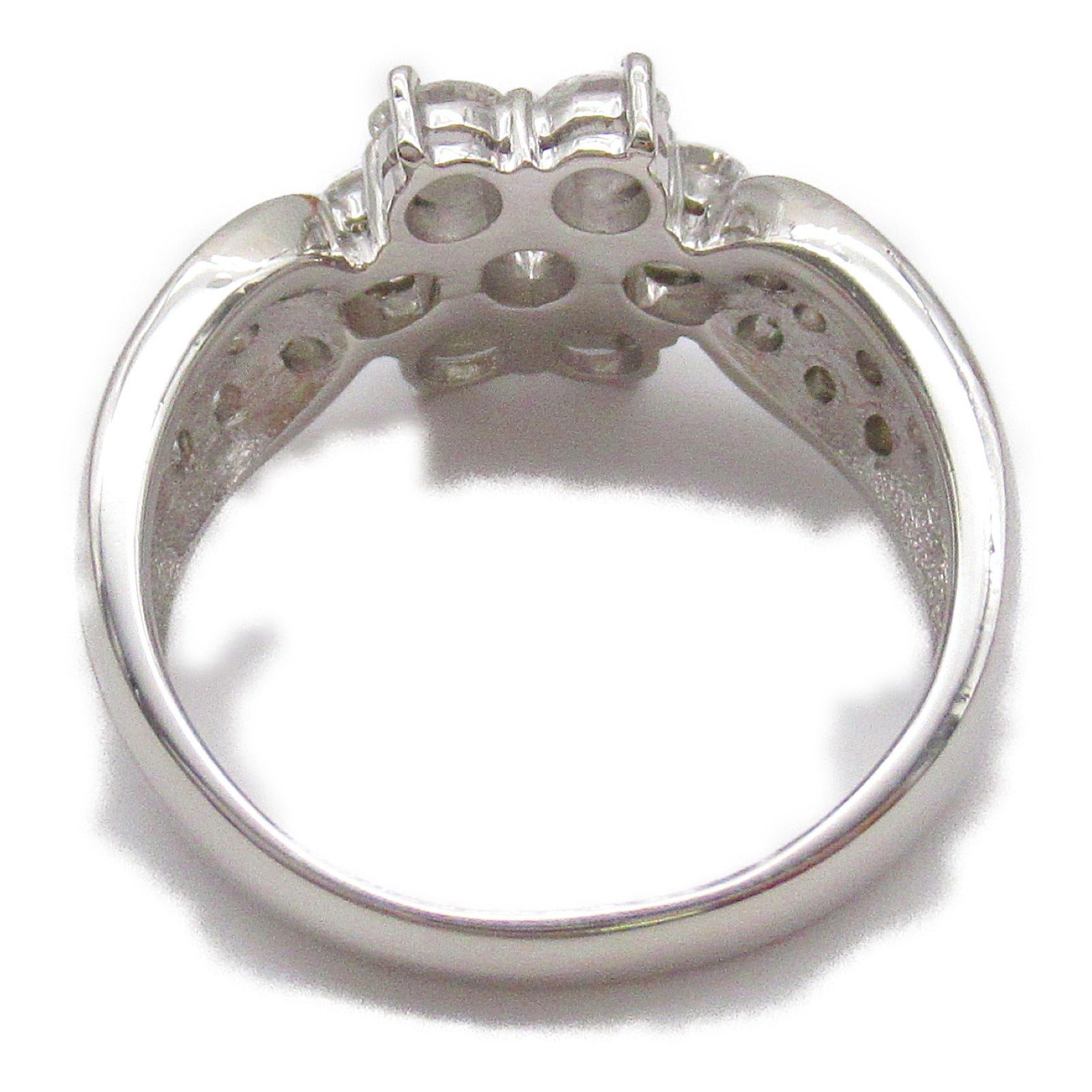 JEWELRY PT900 Platinum 1.032/0.308ct Diamond Ring US#6.75 – Brand Off ...