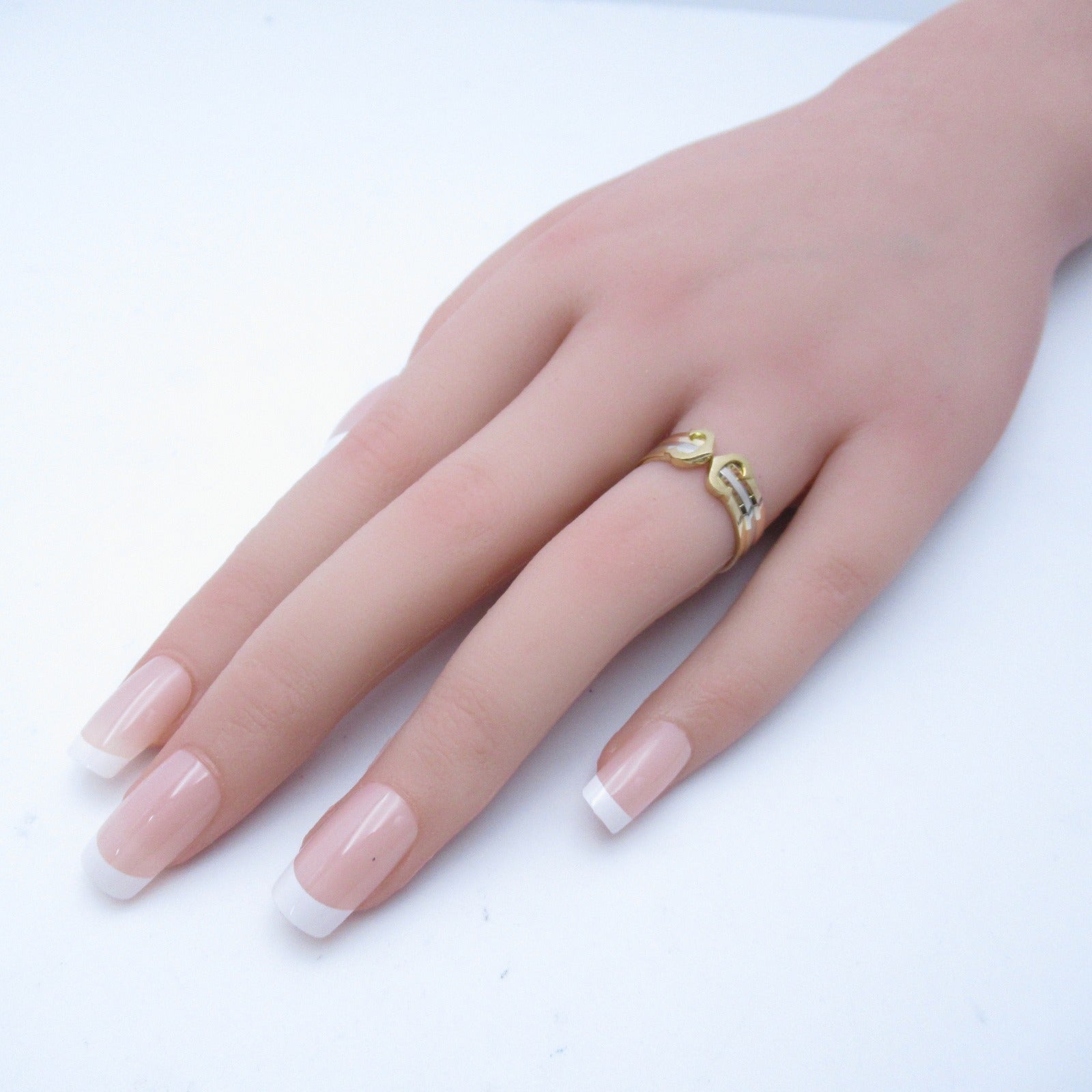 CARTIER 18K黃金/玫瑰金/白金2C Ring戒指US#6/Cartier#52金色/粉金色/銀色 – Brand Off Hong ...