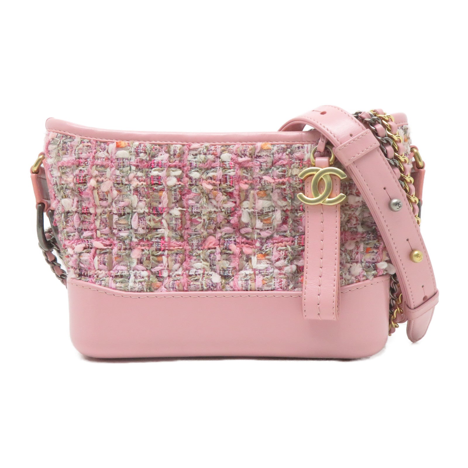 CHANEL 斜紋軟呢Gabrielle Small Hobo Bag肩背袋粉紅色 – Brand Off Hong Kong Online ...