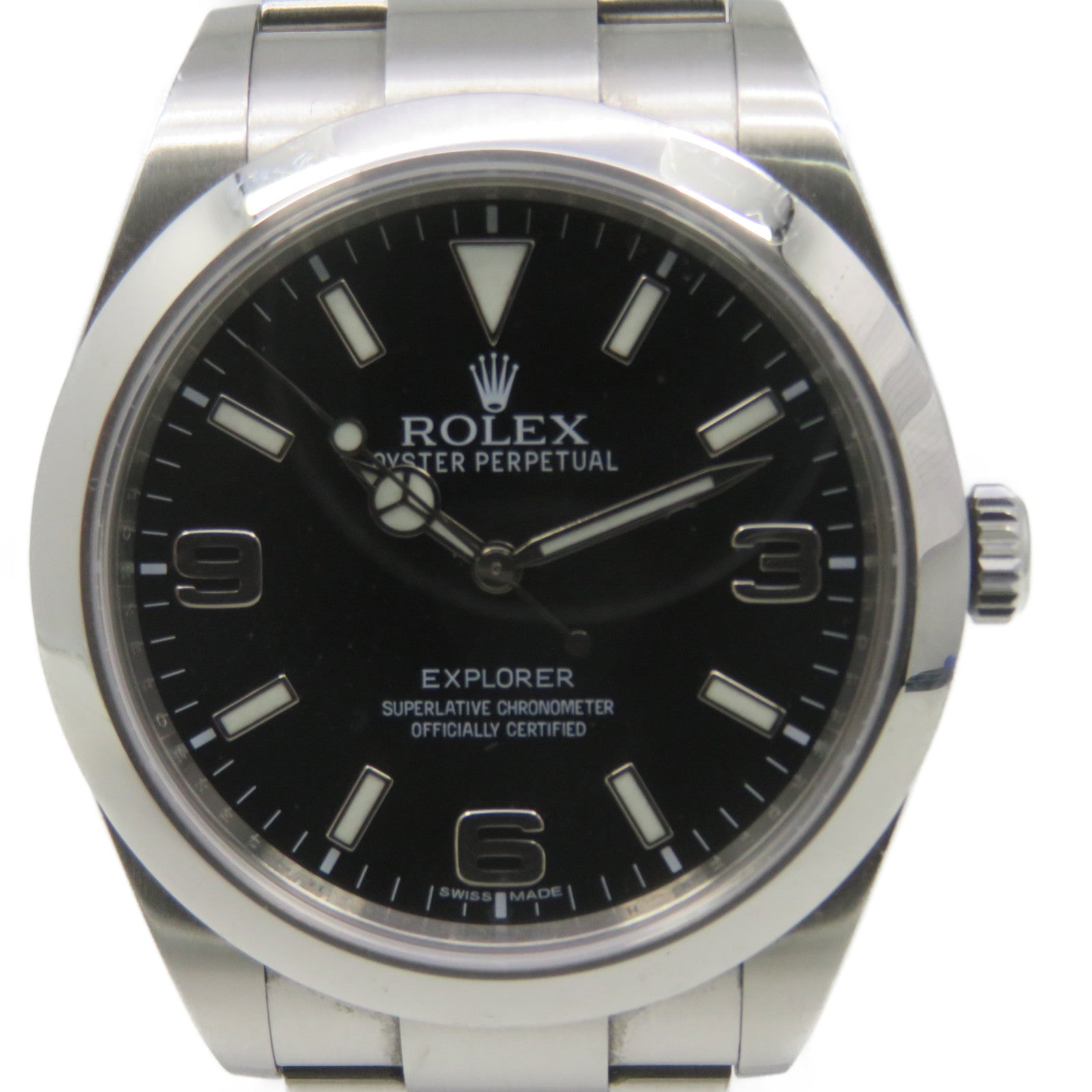 ROLEX 【激減優惠】ExplorerⅠ39mm Automatic Watch不鏽鋼自動機芯手錶黑色 – Brand Off Hong ...
