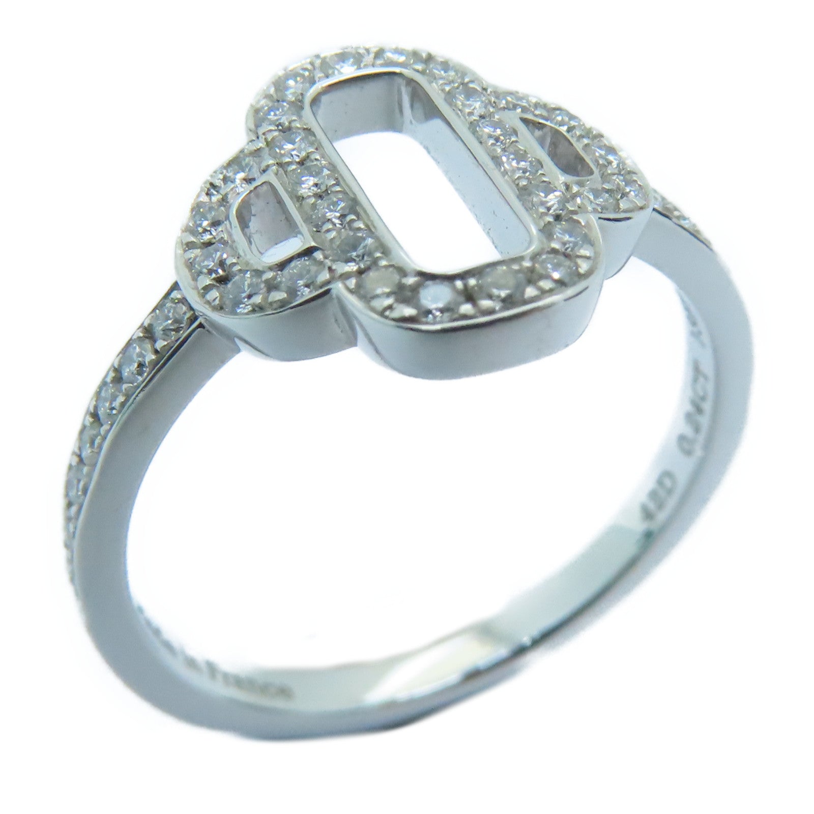 HERMES 【激減優惠】18K白金Diamond Ring0.24ct鑽石戒指Hermes#50/US#5.25 – Brand Off ...