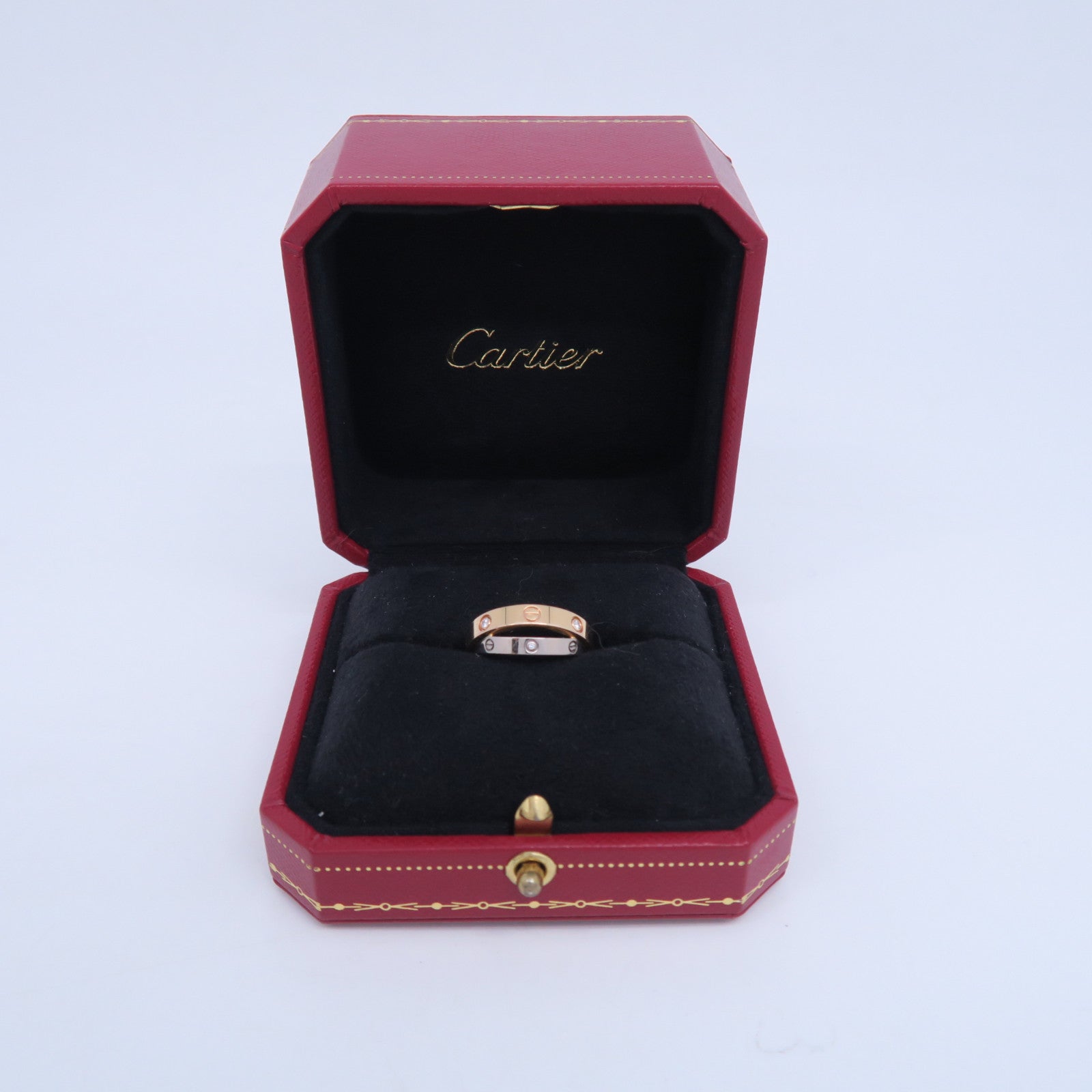 CARTIER 18K白金/18K玫瑰金Love Ring 6 Diamonds戒指Cartier#47/US#4.25 – Brand Off Hong Kong Online Store
