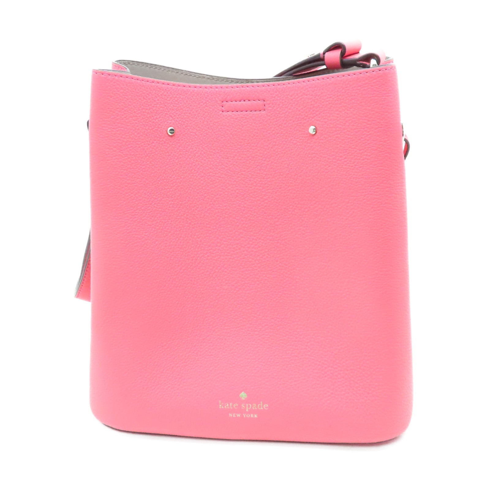 Kate Spade 牛皮皮革Shoulder Bag金扣肩背袋粉紅色 – Brand Off Hong Kong Online Store