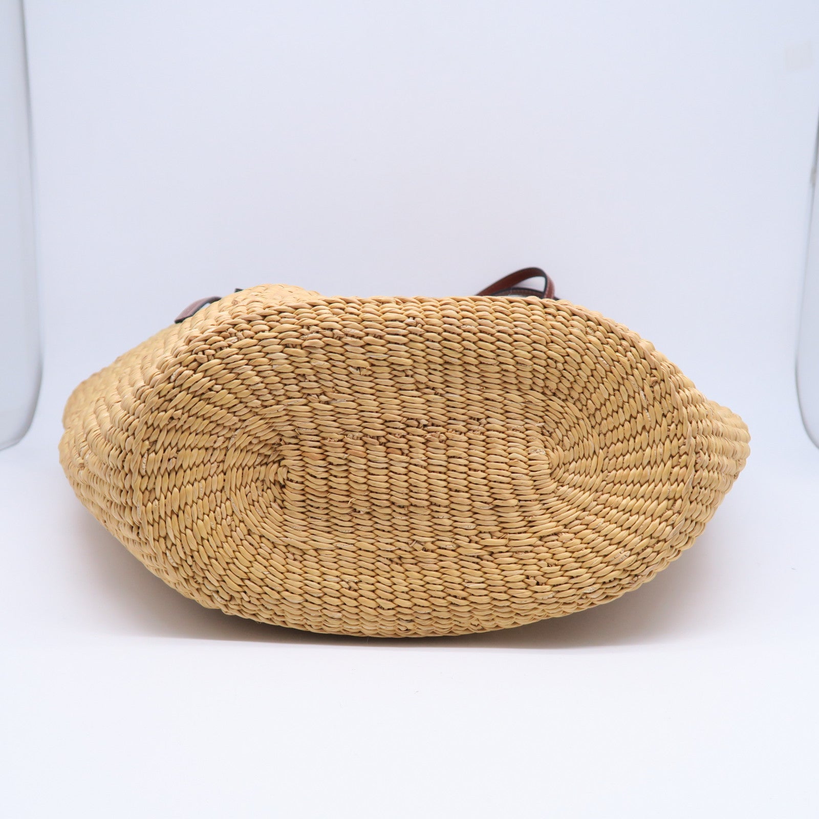 LOEWE Grass/牛皮皮革Shell Basket Bag手挽袋啡色 – Brand Off Hong Kong Online Store