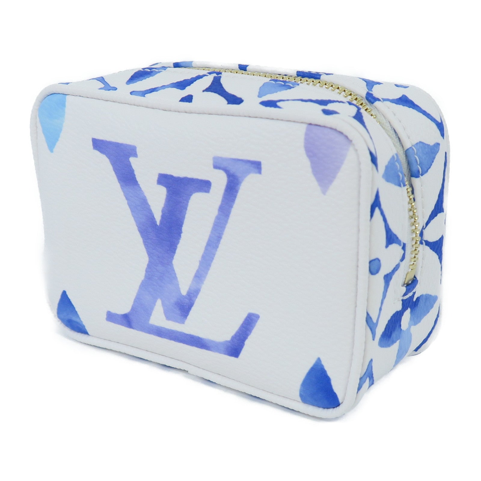 LOUIS VUITTON Monogram Wapity Case金扣手拿包藍色/白色 – Brand Off Hong Kong ...