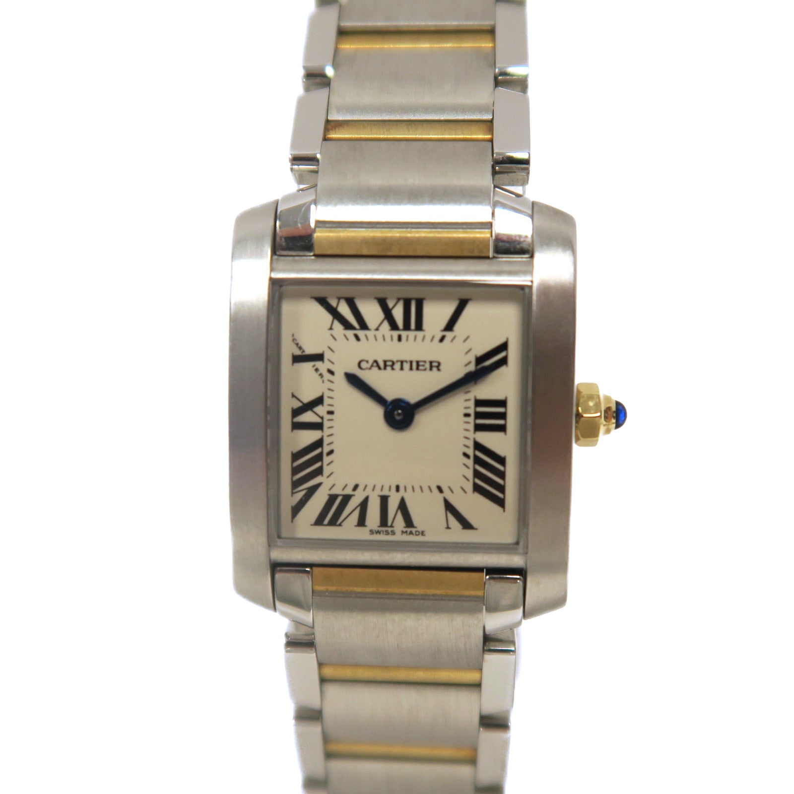 CARTIER 18K白金/黃金/不鏽鋼Tank Francaise SM石英機芯白色 – Brand Off Hong Kong ...