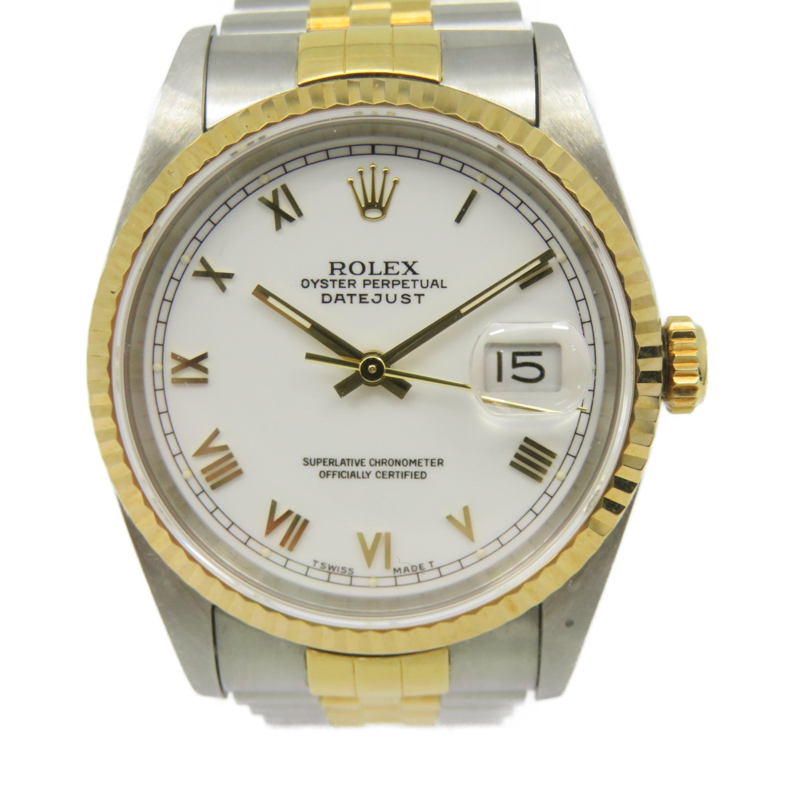 ROLEX Datejust Watch不鏽鋼/18K黃金自動機芯手錶白色/銀色/金色 – Brand Off Hong Kong ...