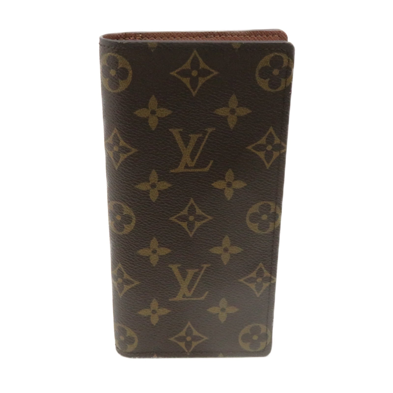 LOUIS VUITTON Monogram Brazza Wallet Long wallet long wallet brown ...