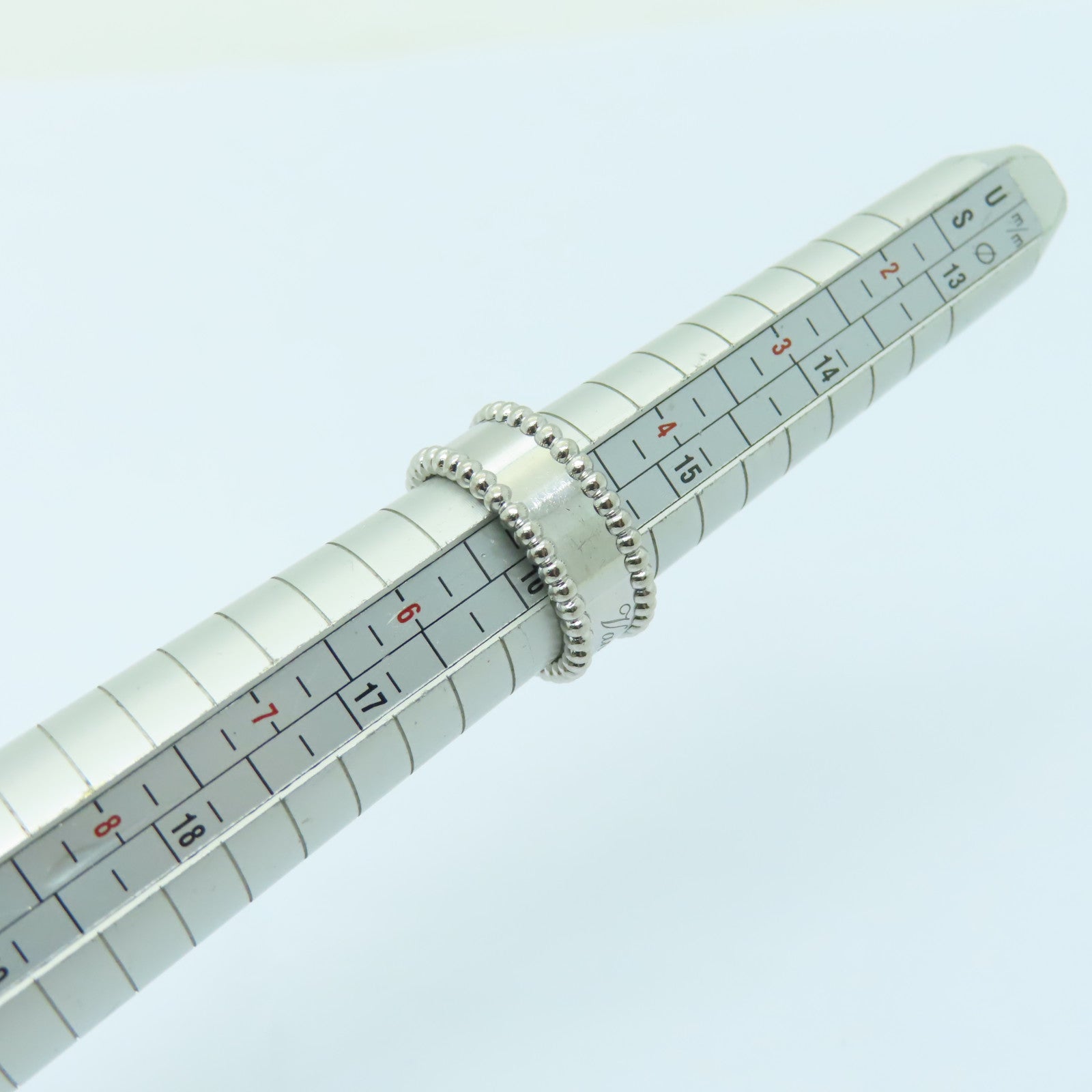 Van Cleef & Arpels 18K白金Perlee Signature Ring戒指VCA#49 US#5 – Brand Off ...