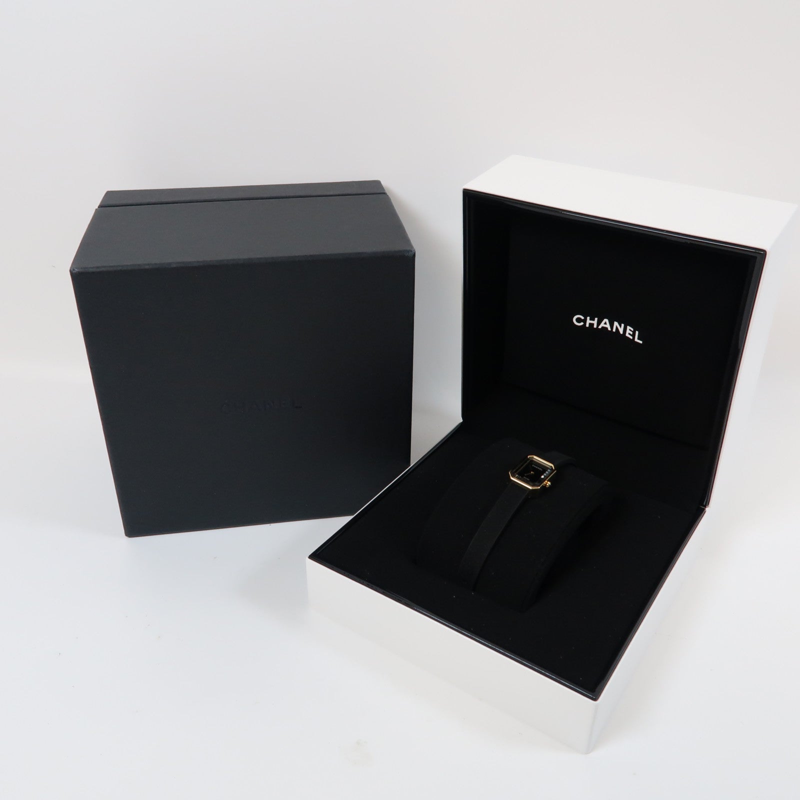 CHANEL 18K黃金Premiere Ribbon Watch橡皮手錶石英機芯黑色 – Brand Off Hong Kong ...