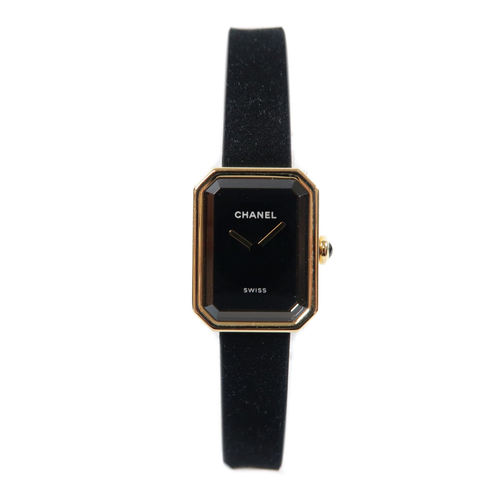 CHANEL 18K黃金Premiere Ribbon Watch橡皮手錶石英機芯黑色 – Brand Off Hong Kong ...