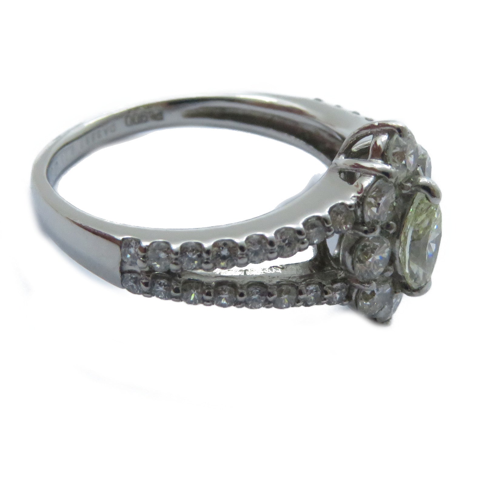 JEWELRY PT900鉑金Diamond Ring 0.23/0.79ct鑽石戒指US#4.5 – Brand Off Hong Kong Online Store