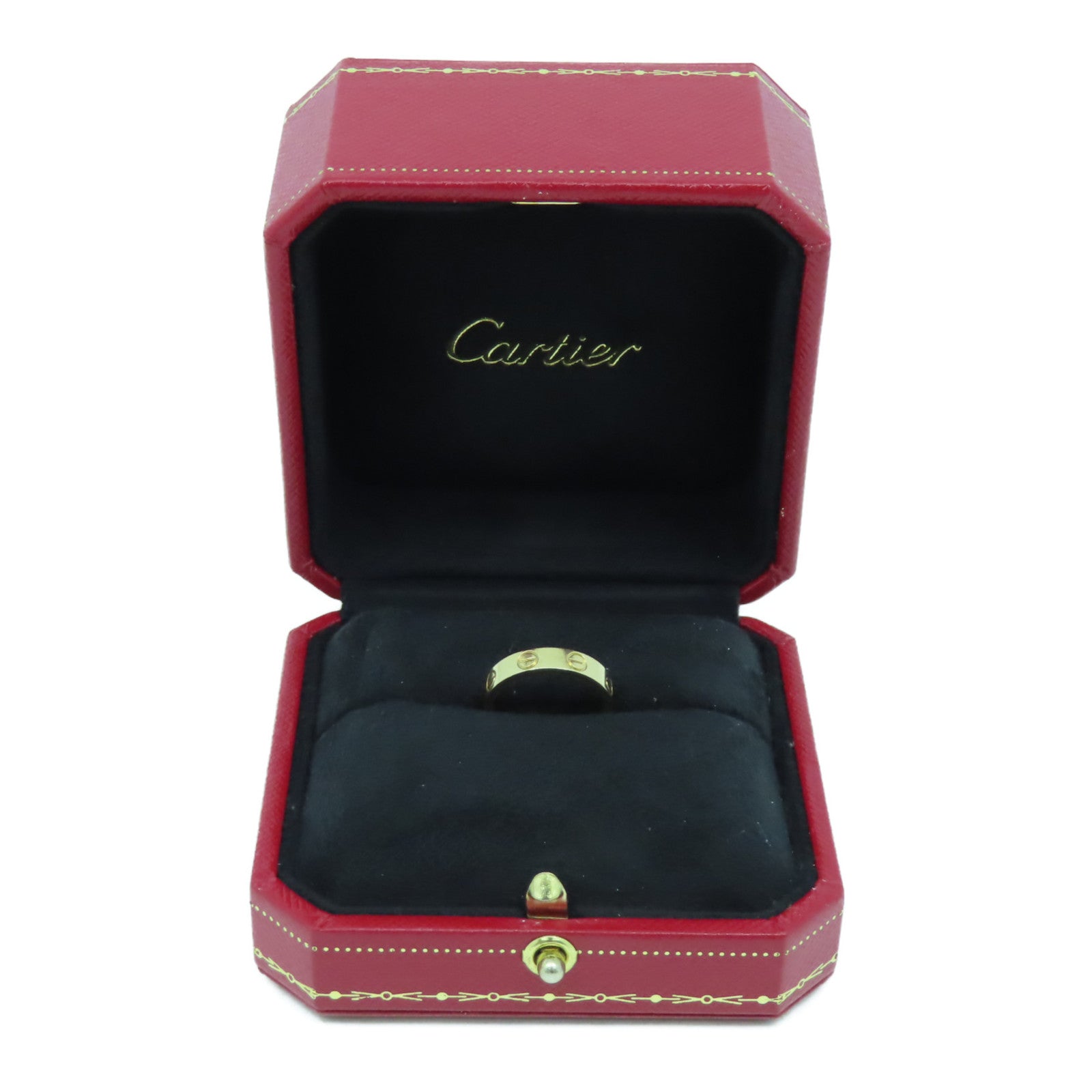 CARTIER 18K黃金Mini Love Ring戒指US#4/Cartier#47 – Brand Off Hong Kong Online Store