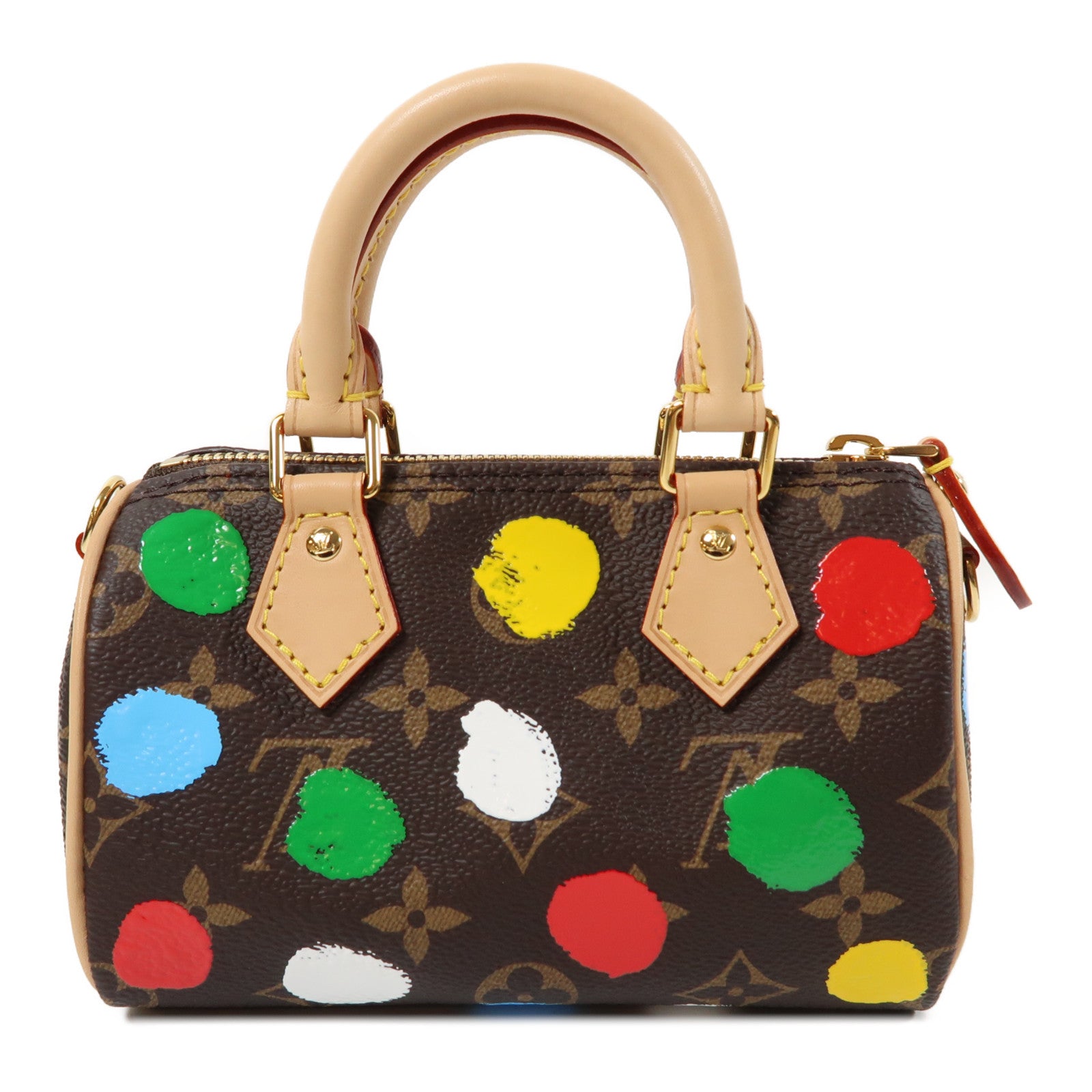LOUIS VUITTON Monogram LV X YK Nano Speedy金扣手挽肩背兩用袋啡色 – Brand Off Hong Kong Online Store