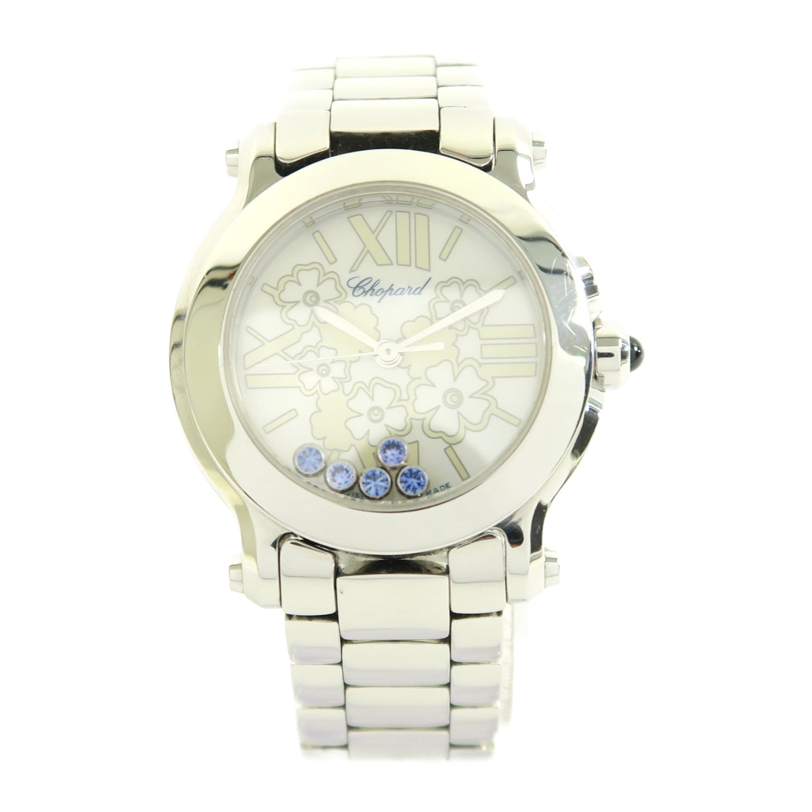 Chopard 不鏽鋼Happy Sport手錶石英機芯米色 – Brand Off Hong Kong Online Store