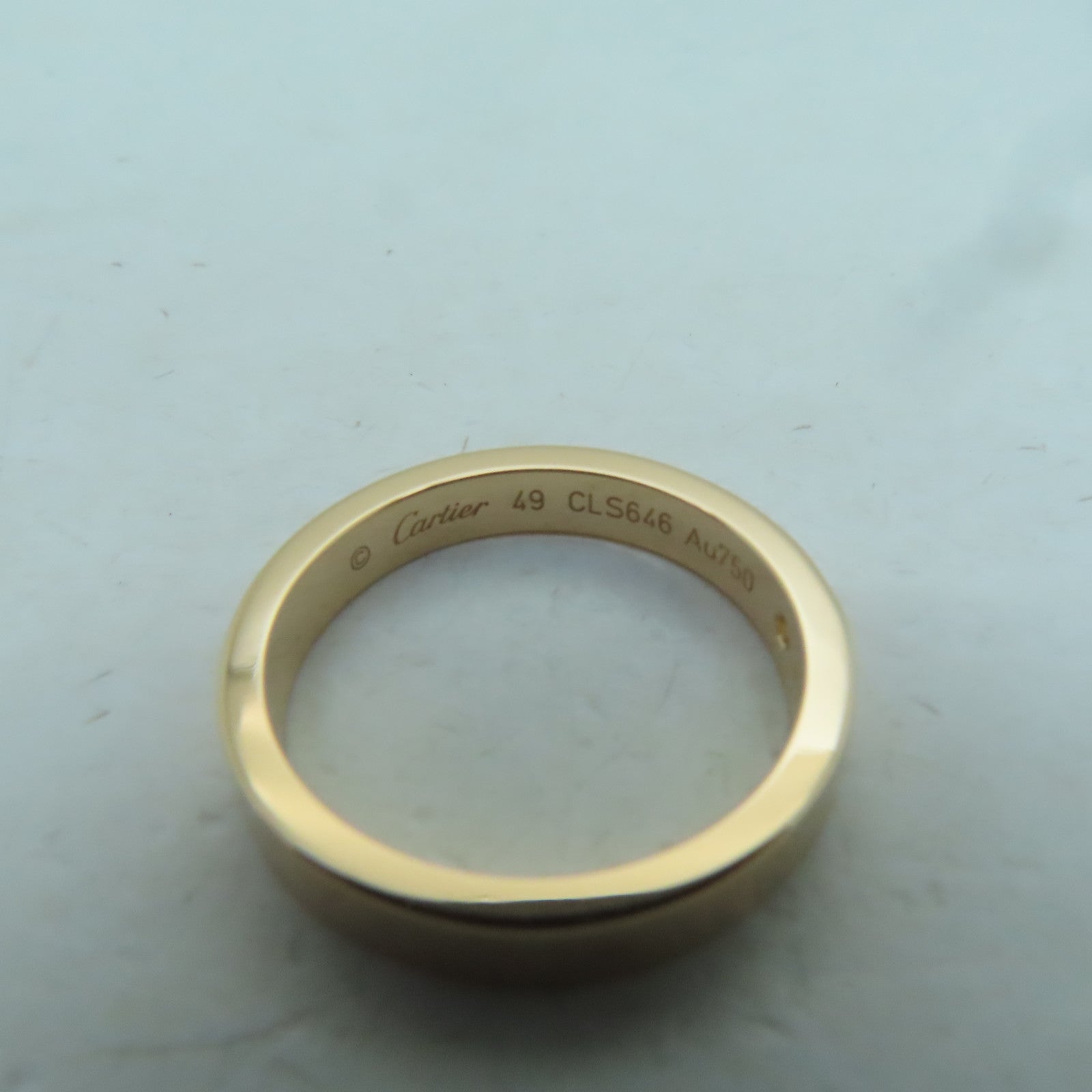 CARTIER 18K玫瑰金C DE Ring 1 Diamond Ring钻石戒指#49 US#5 – Brand Off Hong ...