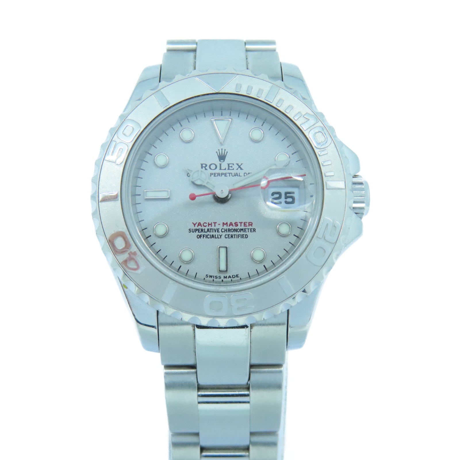 ROLEX Yatch Master不鏽鋼自動機芯手錶銀色 – Brand Off Hong Kong Online Store