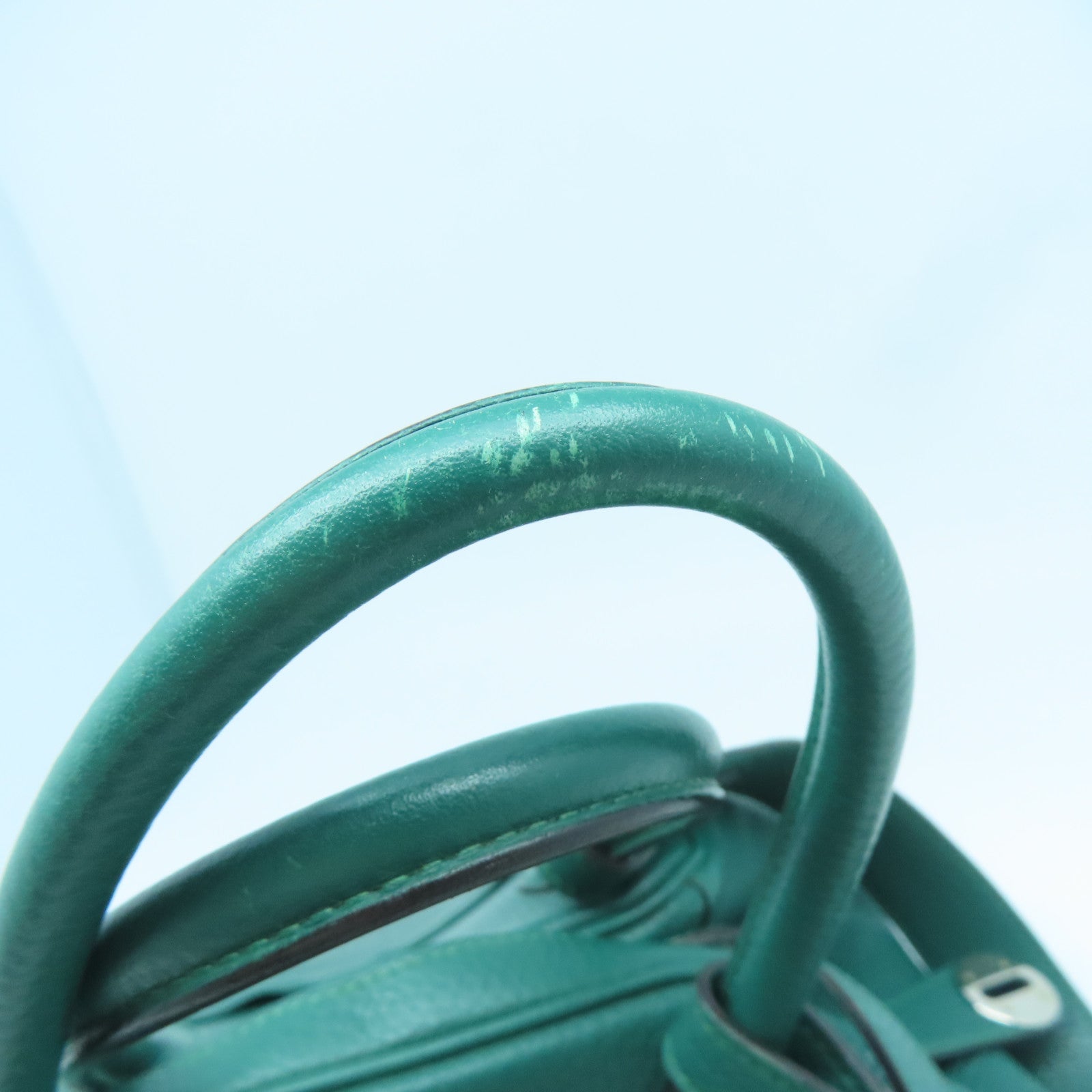 HERMES Clemence皮革Lindy 30銀扣手挽肩背兩用袋綠色 – Brand Off Hong Kong Online Store