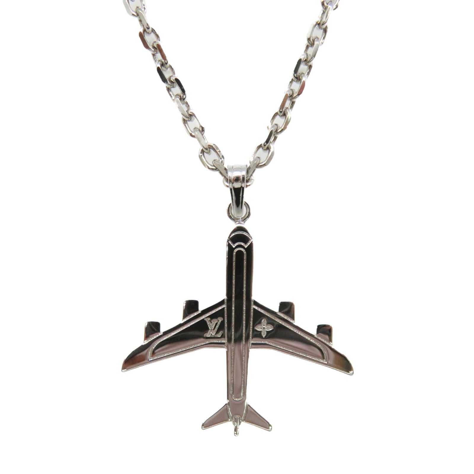 LOUIS VUITTON 金屬LV Plane Necklace項鏈 – Brand Off Hong Kong Online Store