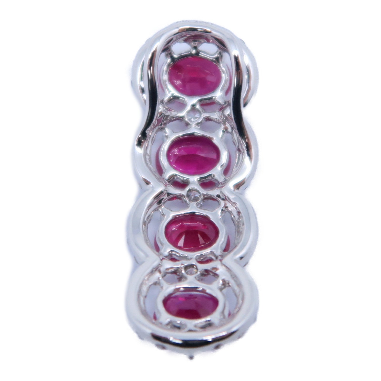 JEWELRY 18K白金Ruby Diamond Pendant 1.47ct紅寶石/0.46ct鑽石吊墜紅色/銀色 – Brand Off Hong Kong Online Store