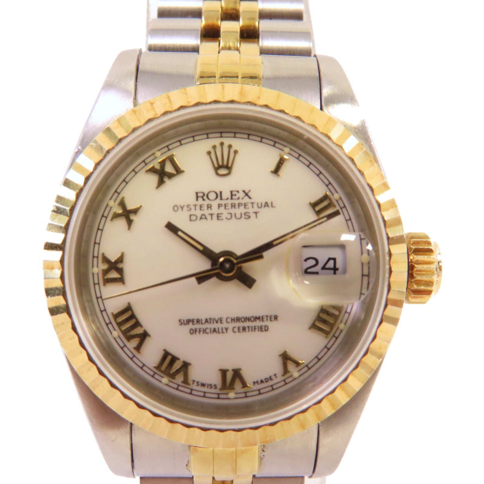 ROLEX Datejust Watch K18黃金/不鏽鋼自動機芯手錶白色/金色/銀色 – Brand Off Hong Kong ...