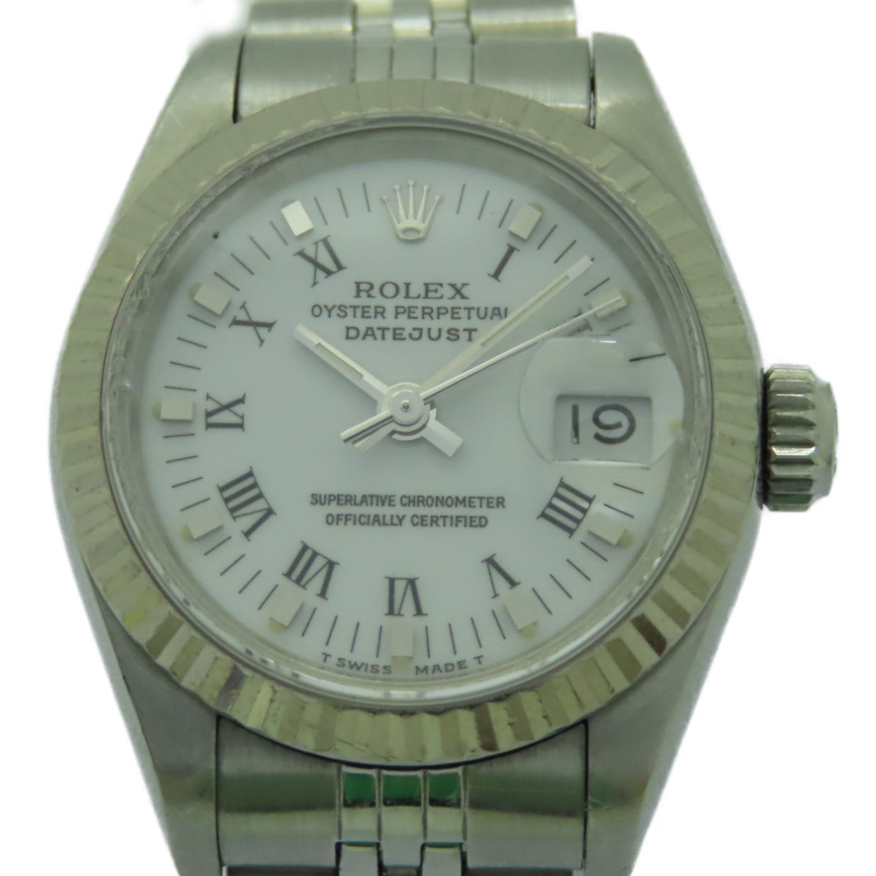 ROLEX Datejust 18K白金/不鏽鋼手錶自動機芯白色 – Brand Off Hong Kong Online Store