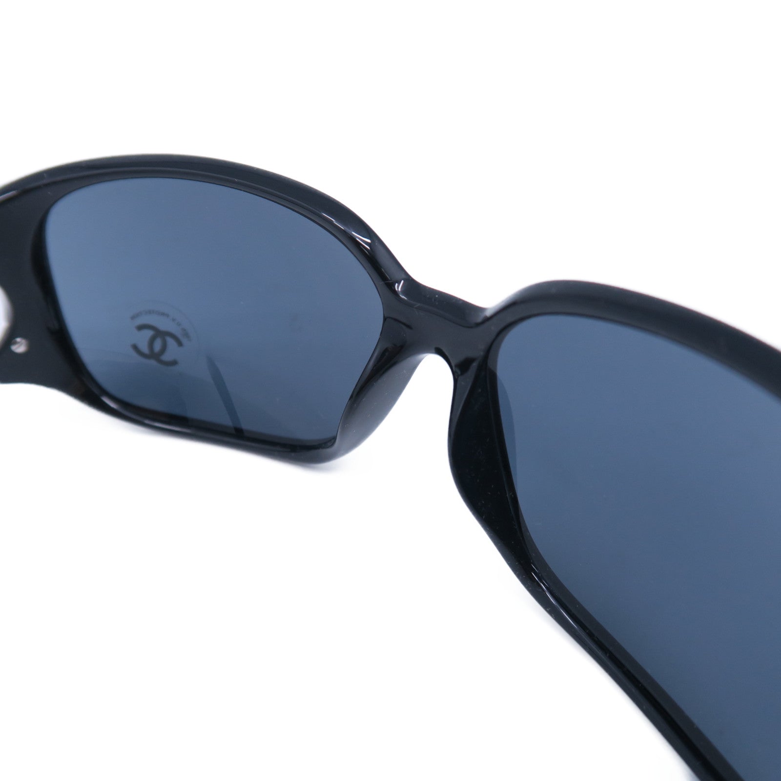 CHANEL PVC/金屬Sunglasses太陽眼鏡黑色/銀色 – Brand Off Hong Kong Online Store
