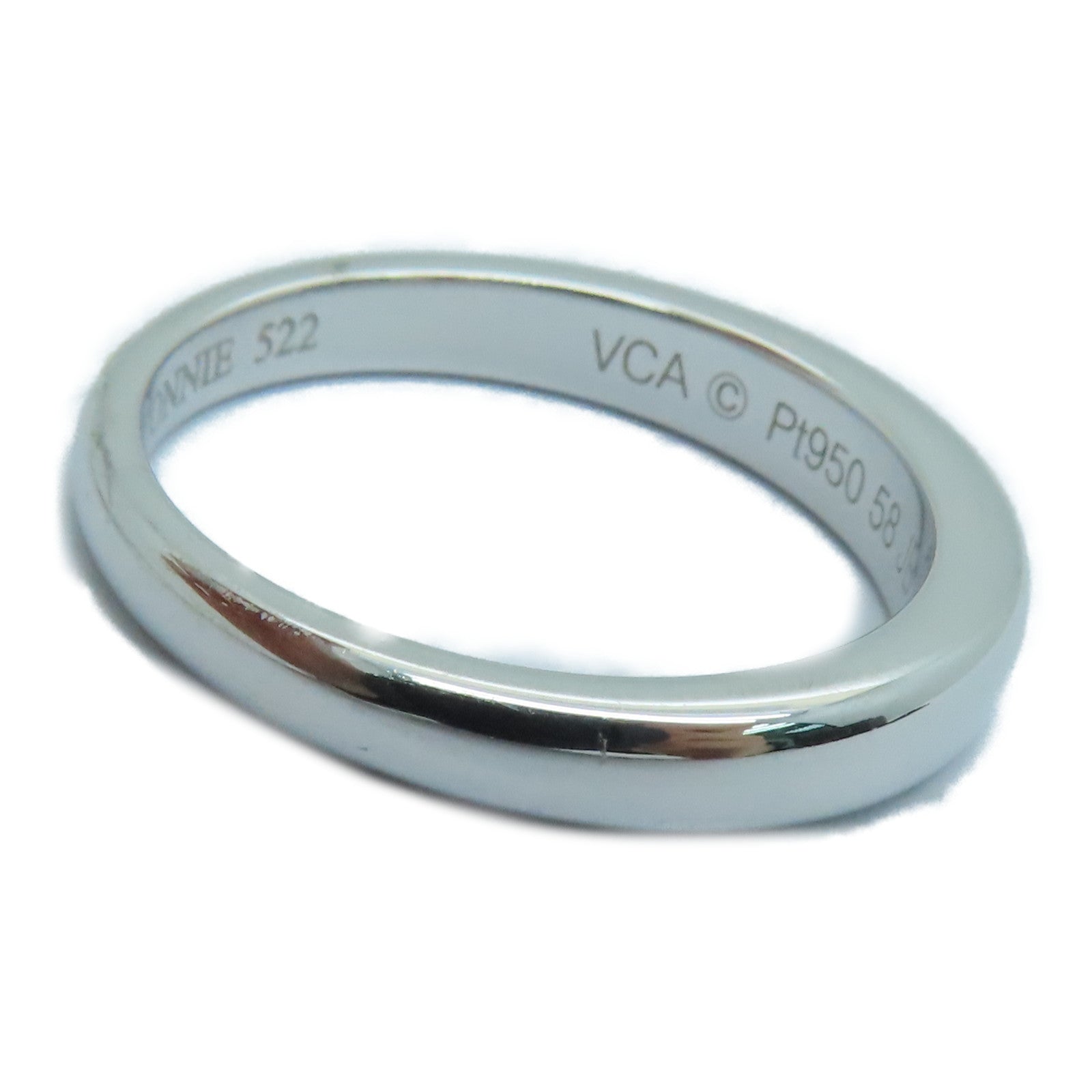 Van Cleef & Arpels PT950 Platinum Diamond Ring #58 US#8.5 – Brand Off Hong Kong Online Store