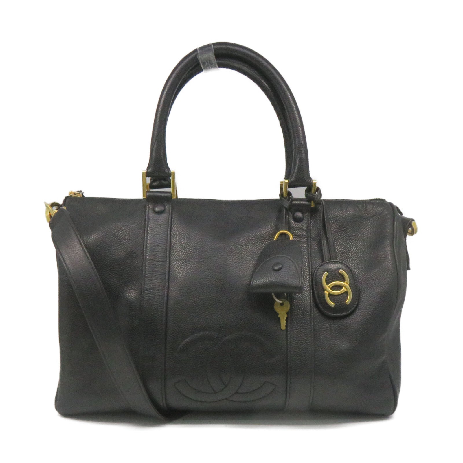 CHANEL 牛皮皮革Vintage 2Way Shoulder Bag手挽肩背兩用袋黑色 – Brand Off Hong Kong ...