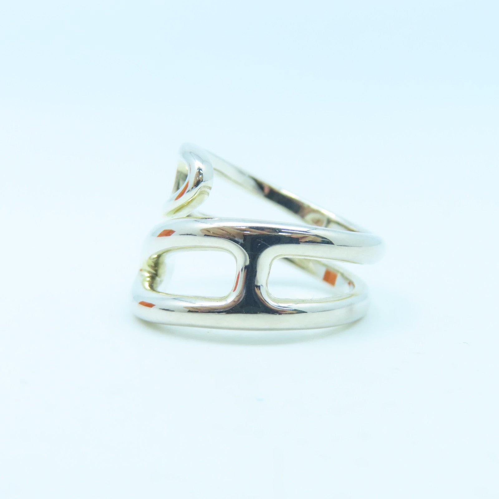 HERMES 925純銀Chaine D'ancre Twist Ring戒指US#6.75 – Brand Off Hong Kong Online Store