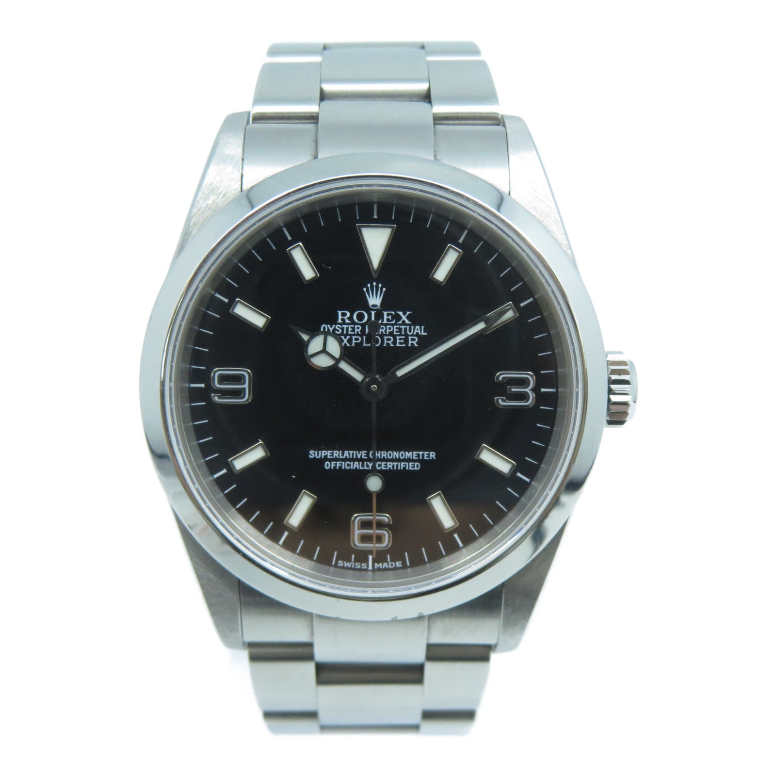 ROLEX 【激減優惠】Explorer I不鏽鋼手錶自動機芯黑色 – Brand Off Hong Kong Online Store