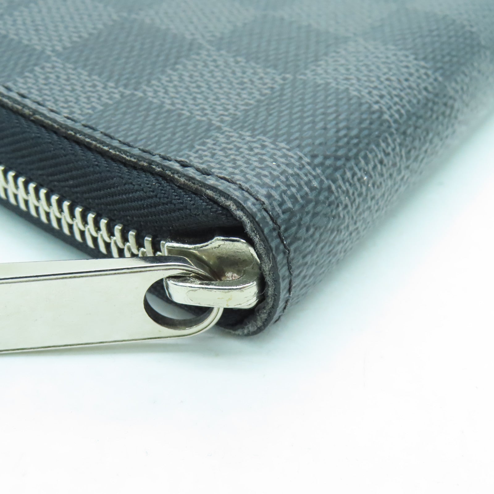 LOUIS VUITTON Damier Graphite Zipper Long Wallet銀扣長錢包黑色 – Brand Off ...