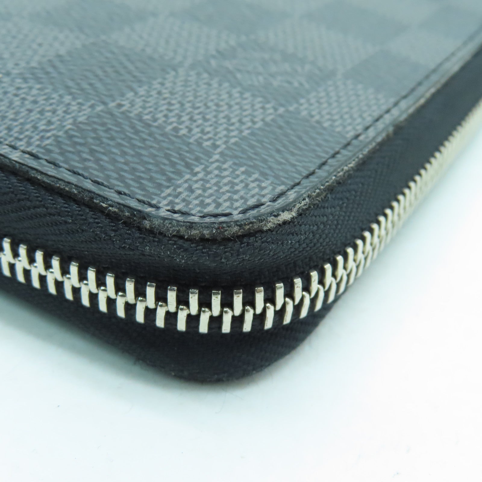 LOUIS VUITTON Damier Graphite Zipper Long Wallet銀扣長錢包黑色 – Brand Off ...