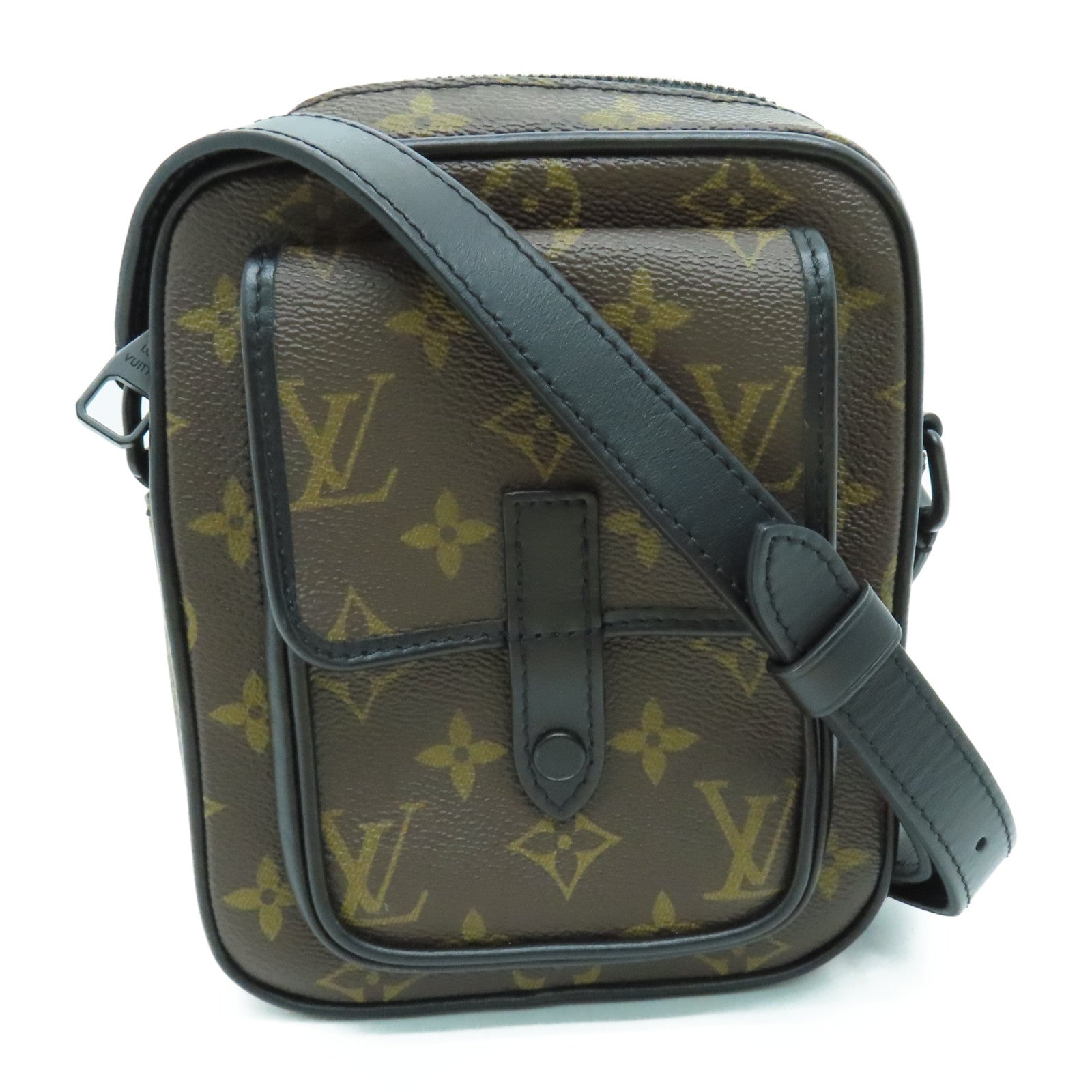 LOUIS VUITTON Monogram Christopher Carry Bag Brown/Black – Brand Off ...