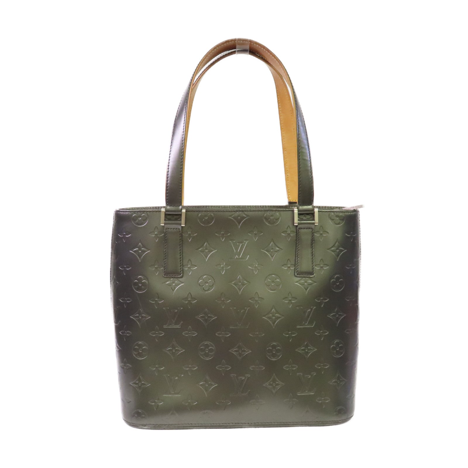 LOUIS VUITTON Monogram Mat Stockton Tote Bag肩背袋碳灰色 – Brand Off Hong ...
