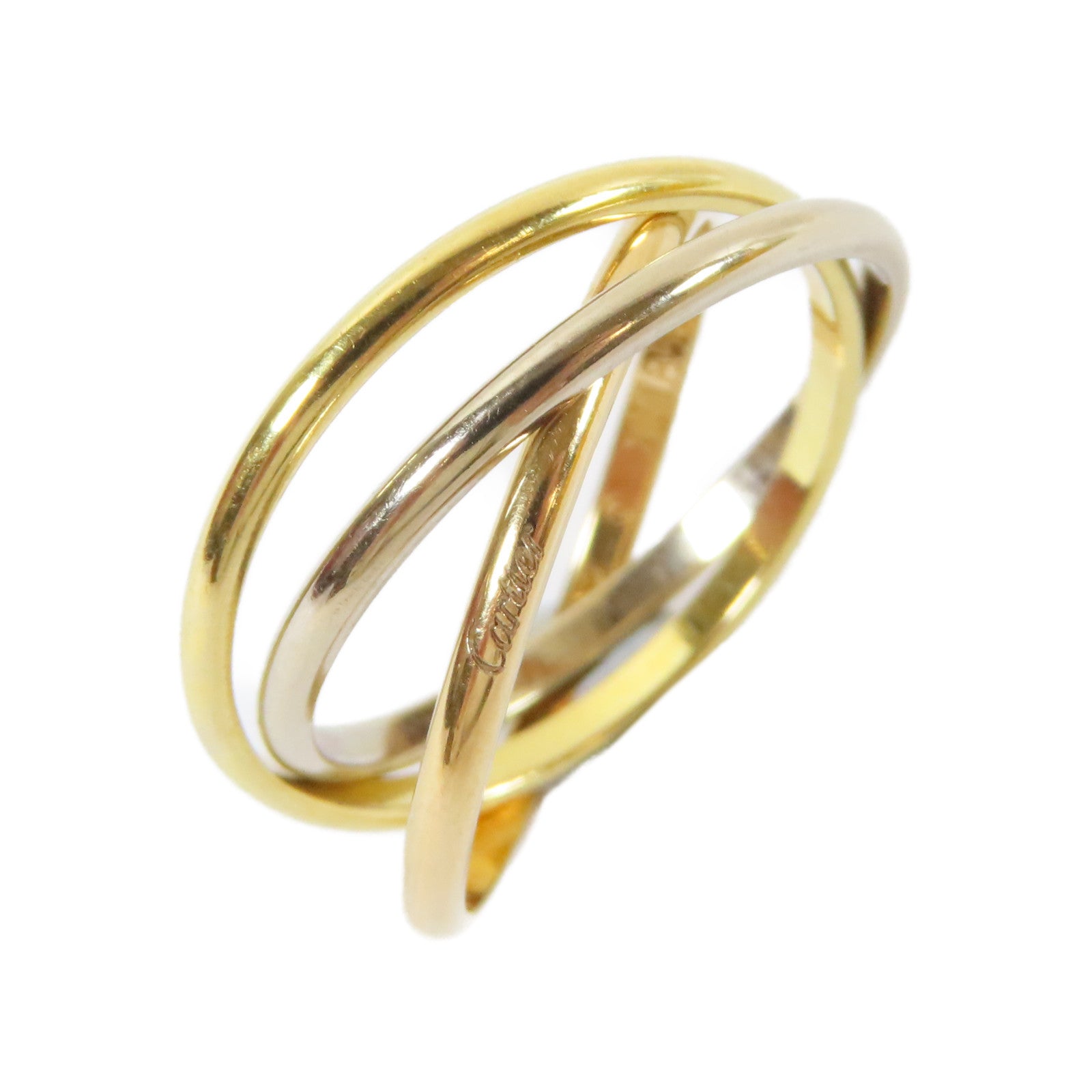 CARTIER 18K玫瑰金/18K黃金/18K白金Mini Trinity Ring戒指US#6 – Brand Off Hong Kong ...