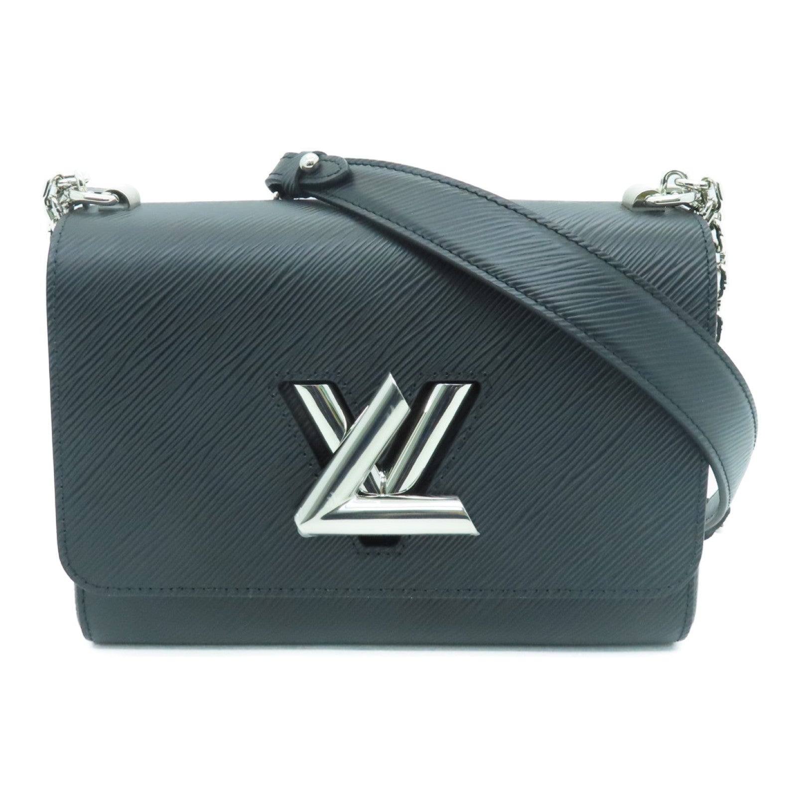 LOUIS VUITTON Epi Twist MM銀扣鏈帶肩背袋黑色 – Brand Off Hong Kong Online Store