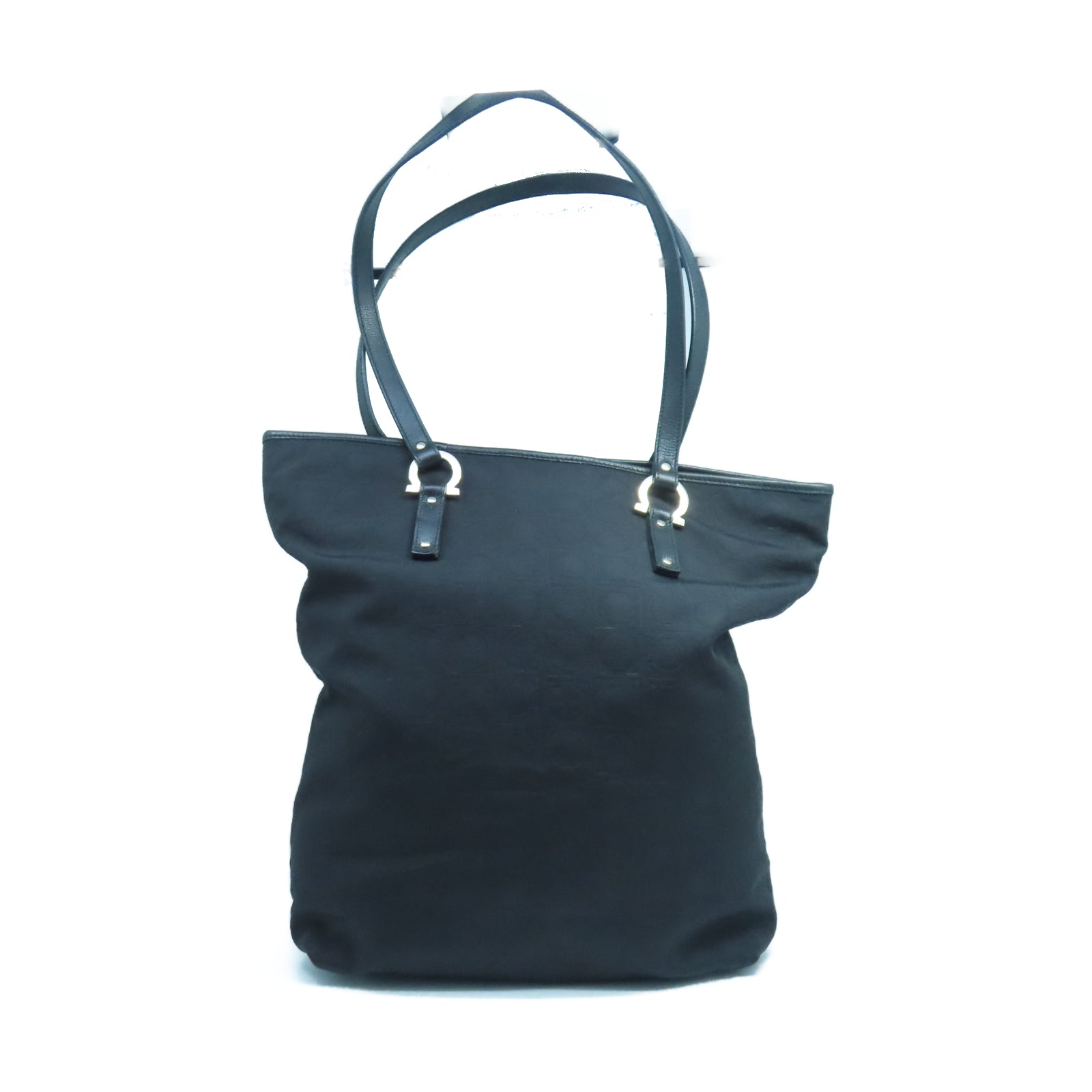 Salvatore Ferragamo 【激減優惠】帆布Tote Bag銀扣手挽袋黑色 – Brand Off Hong Kong ...