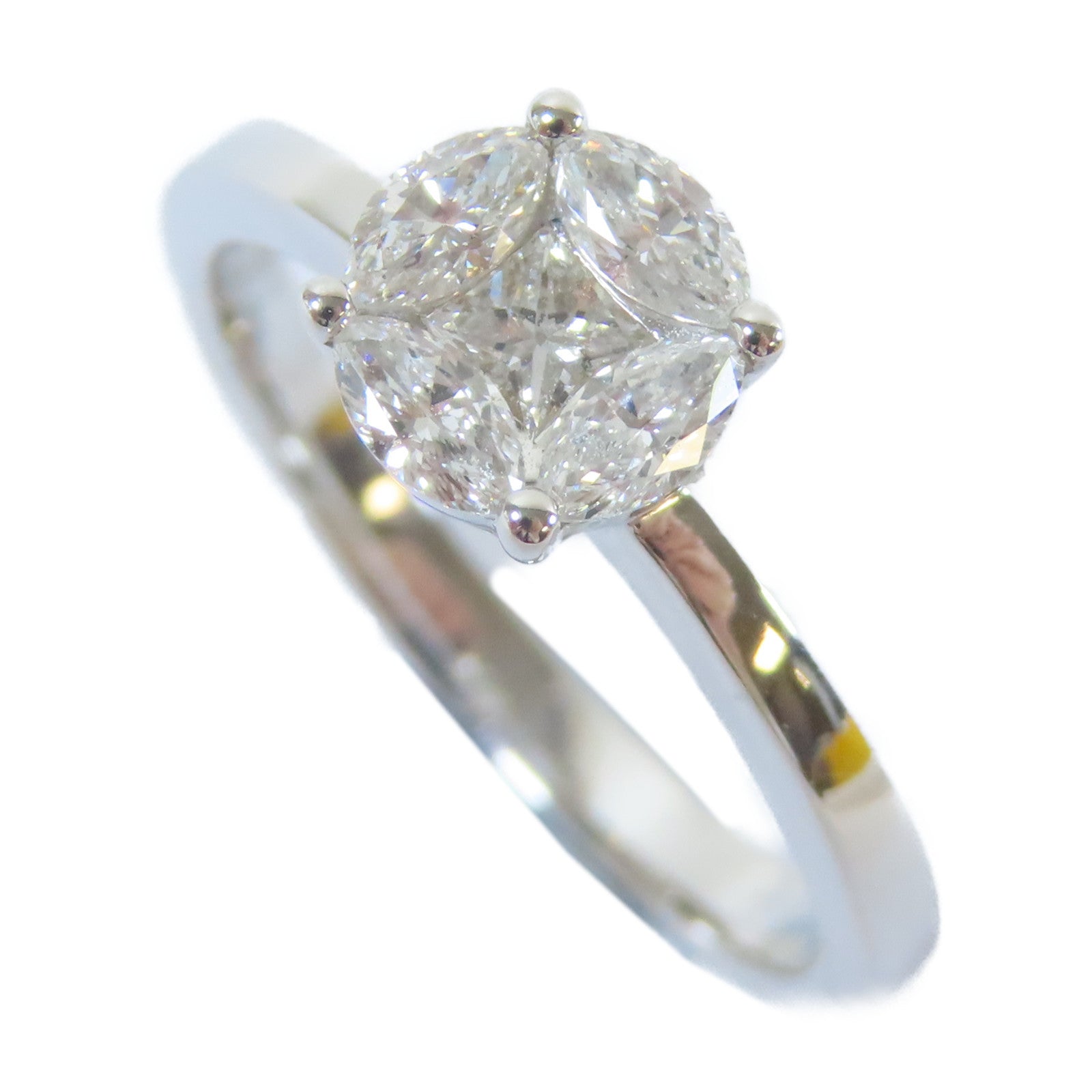 JEWELRY 18K白金Diamond Ring0.11ct/0.33ct鑽石戒指US#6 – Brand Off Hong Kong ...