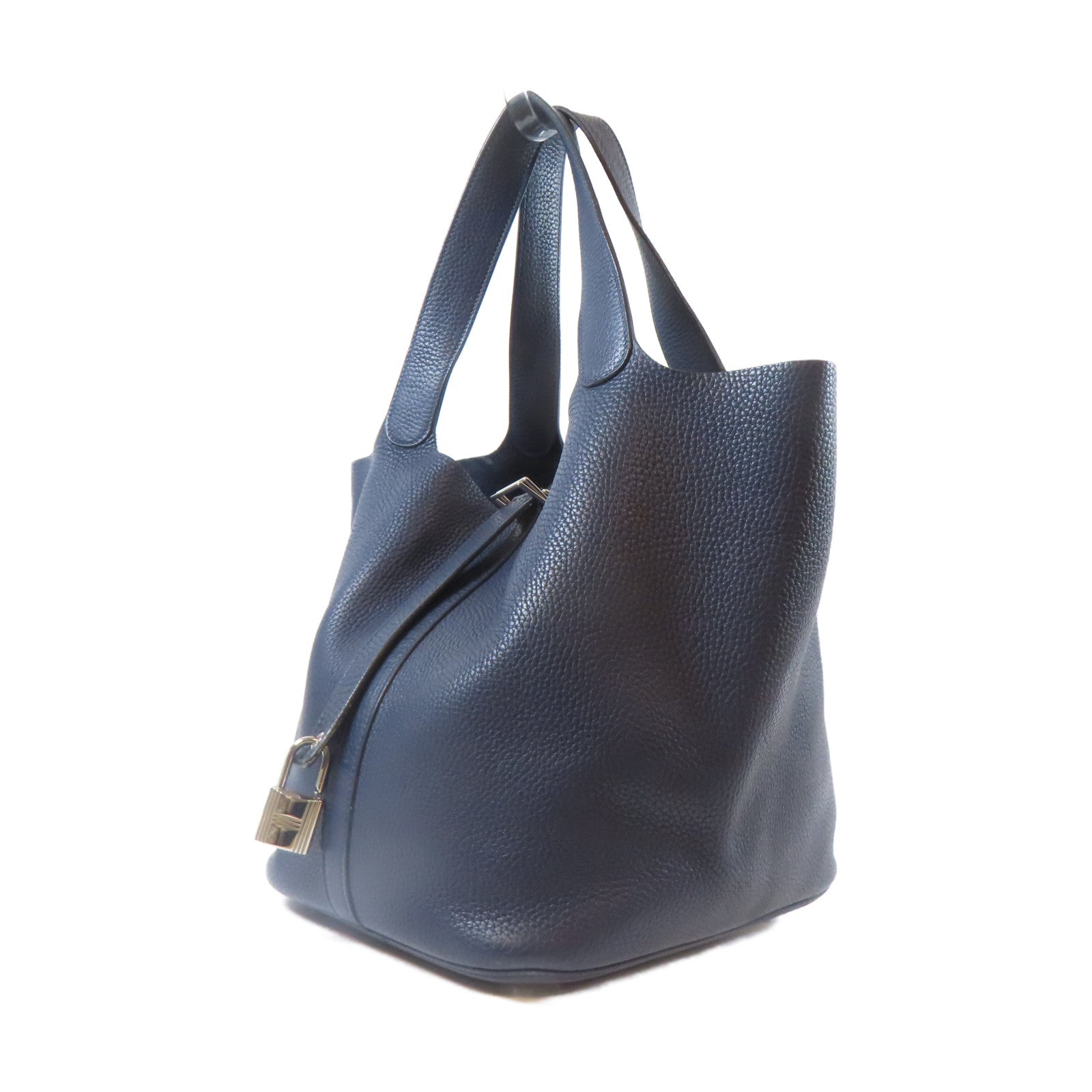 HERMES Clemence皮革Picotin GM銀扣手挽袋藍色 – Brand Off Hong Kong Online Store