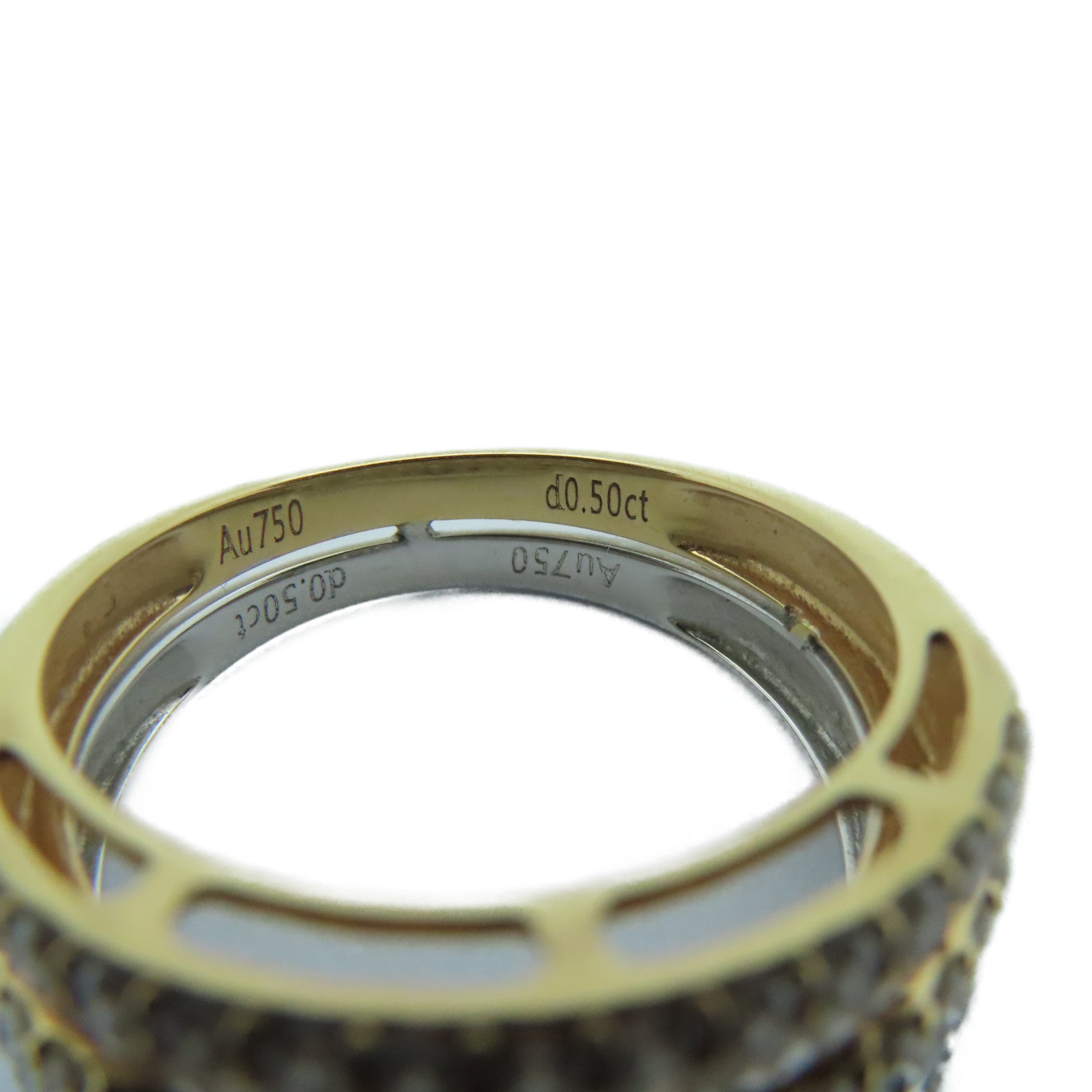 JEWELRY 18K白金/玫瑰金Diamond Ring0.50ct鑽石戒指US#6 – Brand Off Hong Kong ...