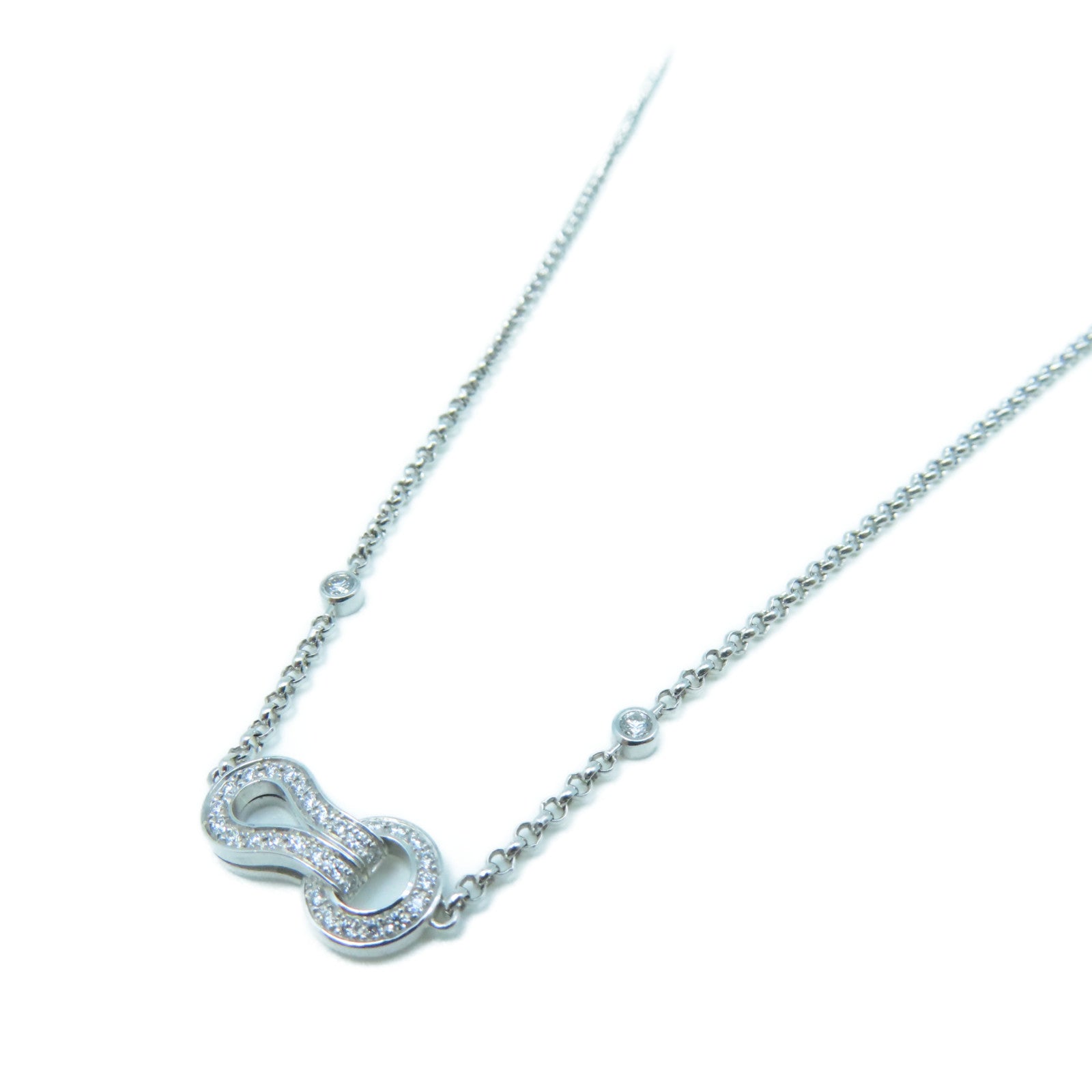 CARTIER 18K白金Agrase Diamond Necklace項鍊 – Brand Off Hong Kong Online Store