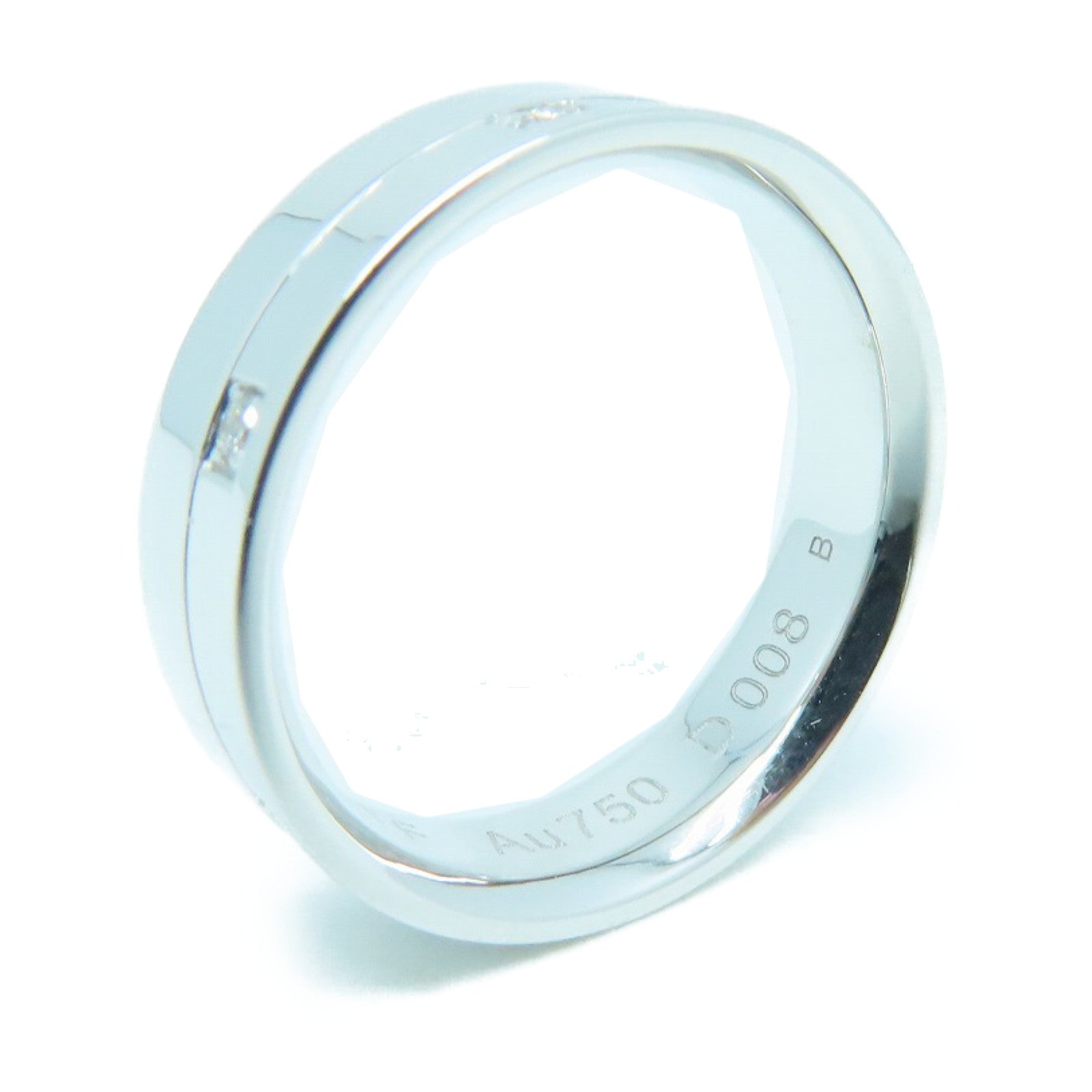 JEWELRY 18K白金Diamond Ring0.08ct鑽石戒指US#5.5 – Brand Off Hong Kong Online ...