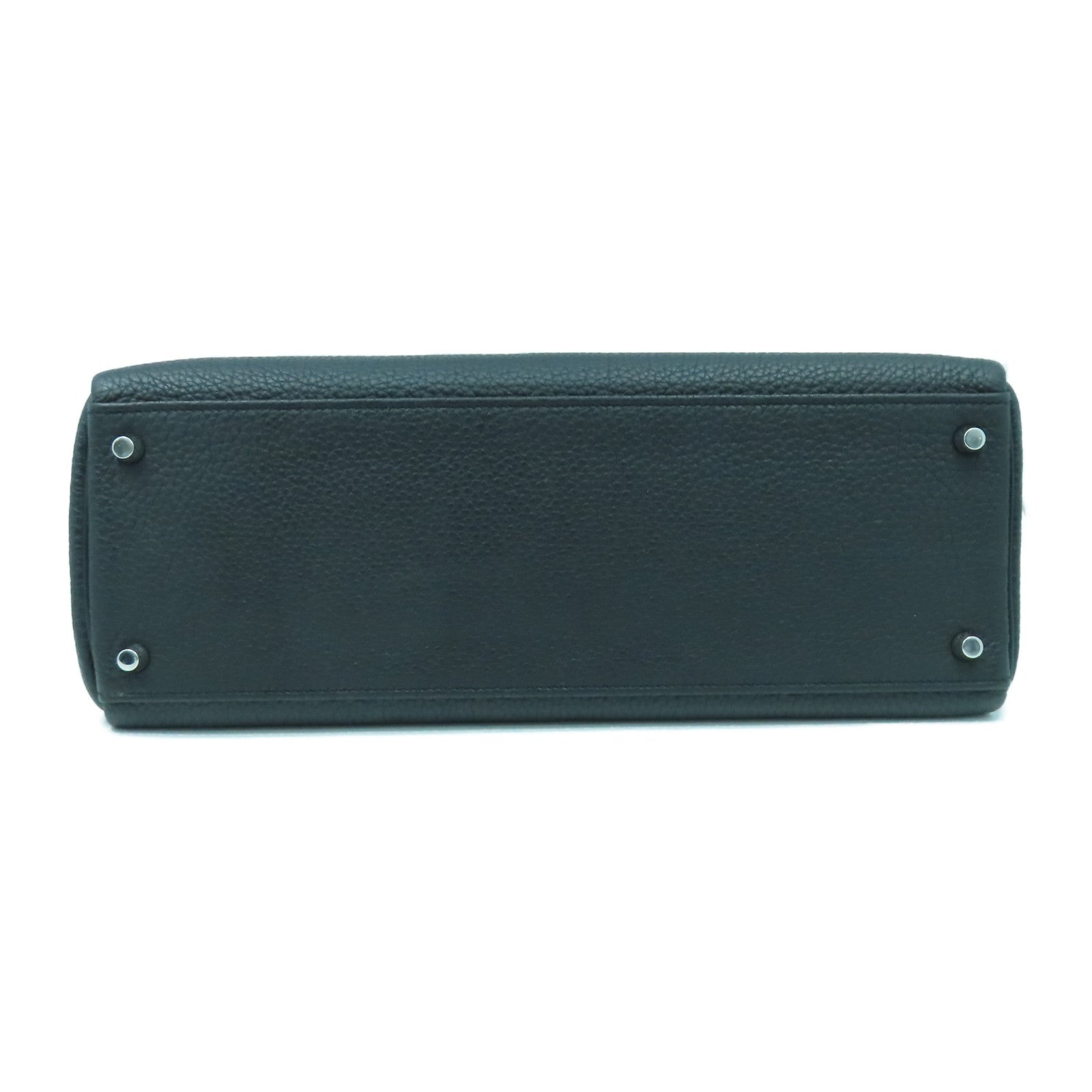 HERMES Togo皮革Kelly 35銀扣手挽肩背兩用袋Noir黑色 – Brand Off Hong Kong Online Store